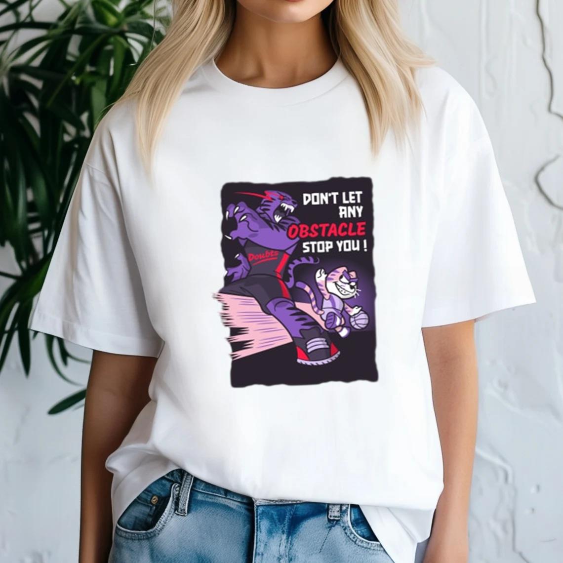 Cartoon Hustle Basketball Unisex T-shirt for Athletes and Sports ...