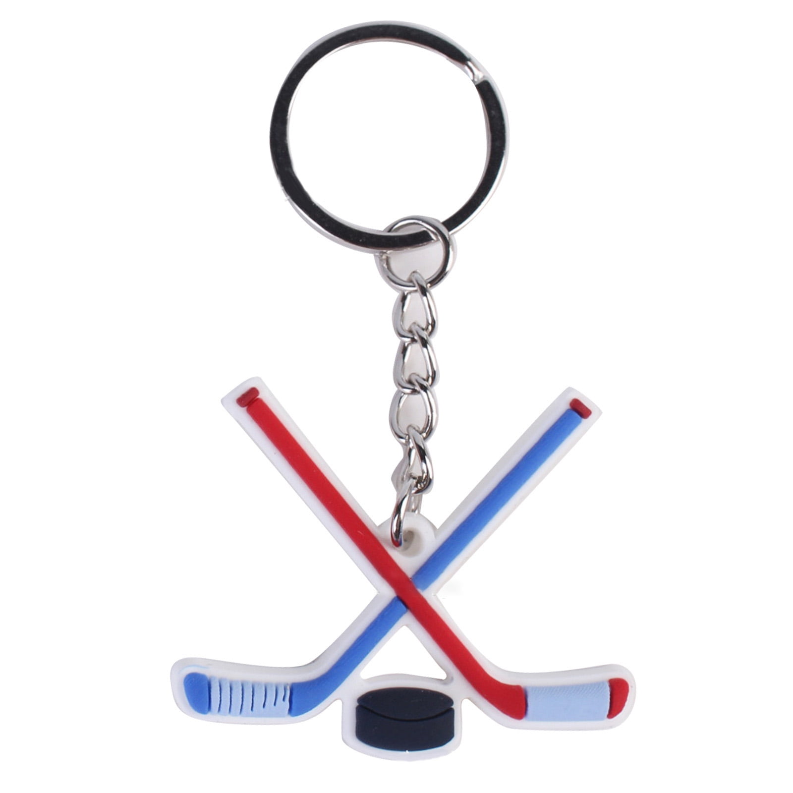 Cartoon Ice Hockey Pendant Keychain Fashion Simple Keys Holder Winter ...