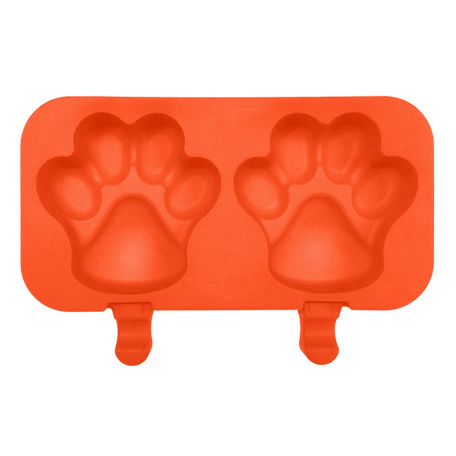Cartoon Ice for Pop Molds Feet/for Paws Shaped Silicone Molds Reusable ...