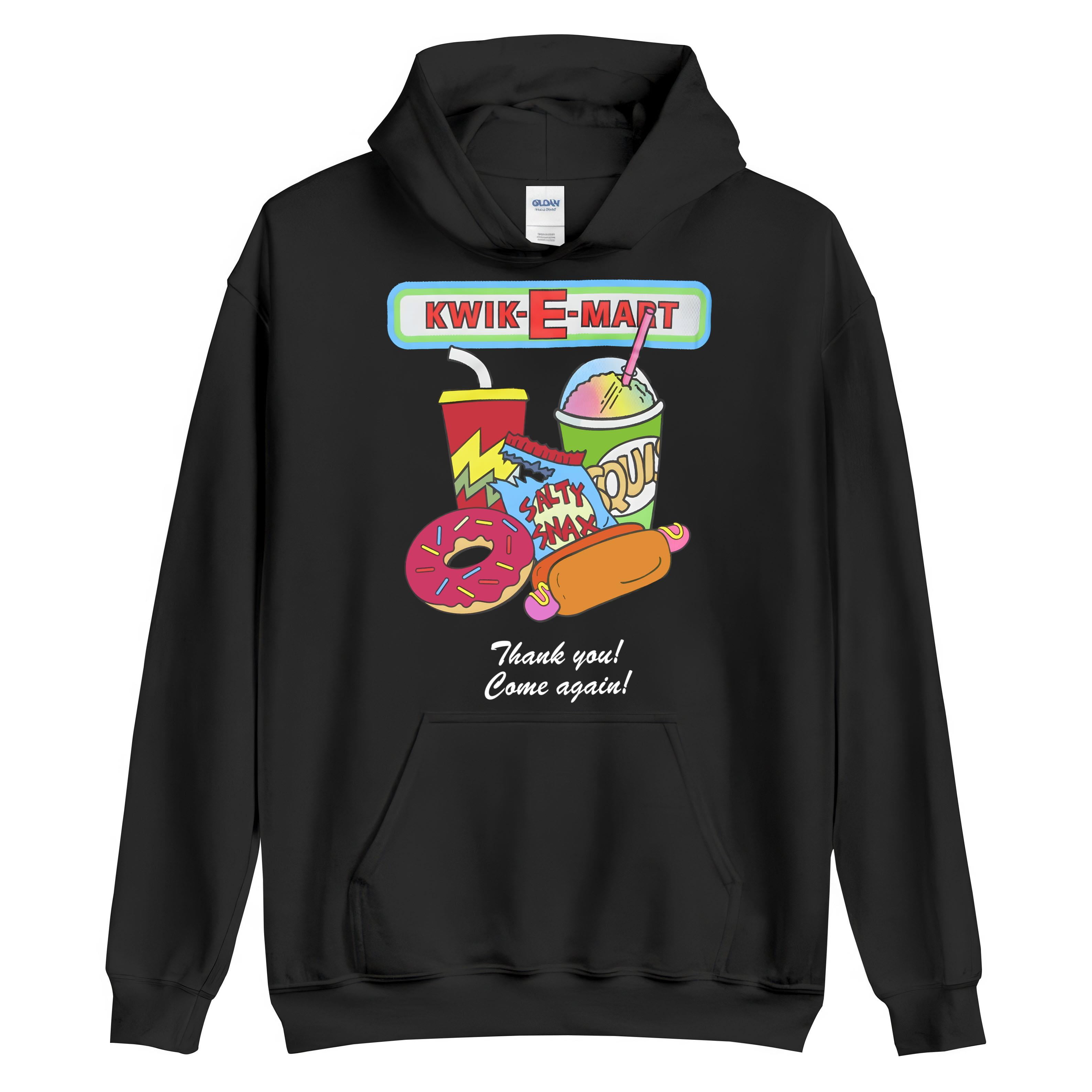 Cartoon Icon Kwik-E-Mart Graphic Tee, Retro Animated Character Shirt ...