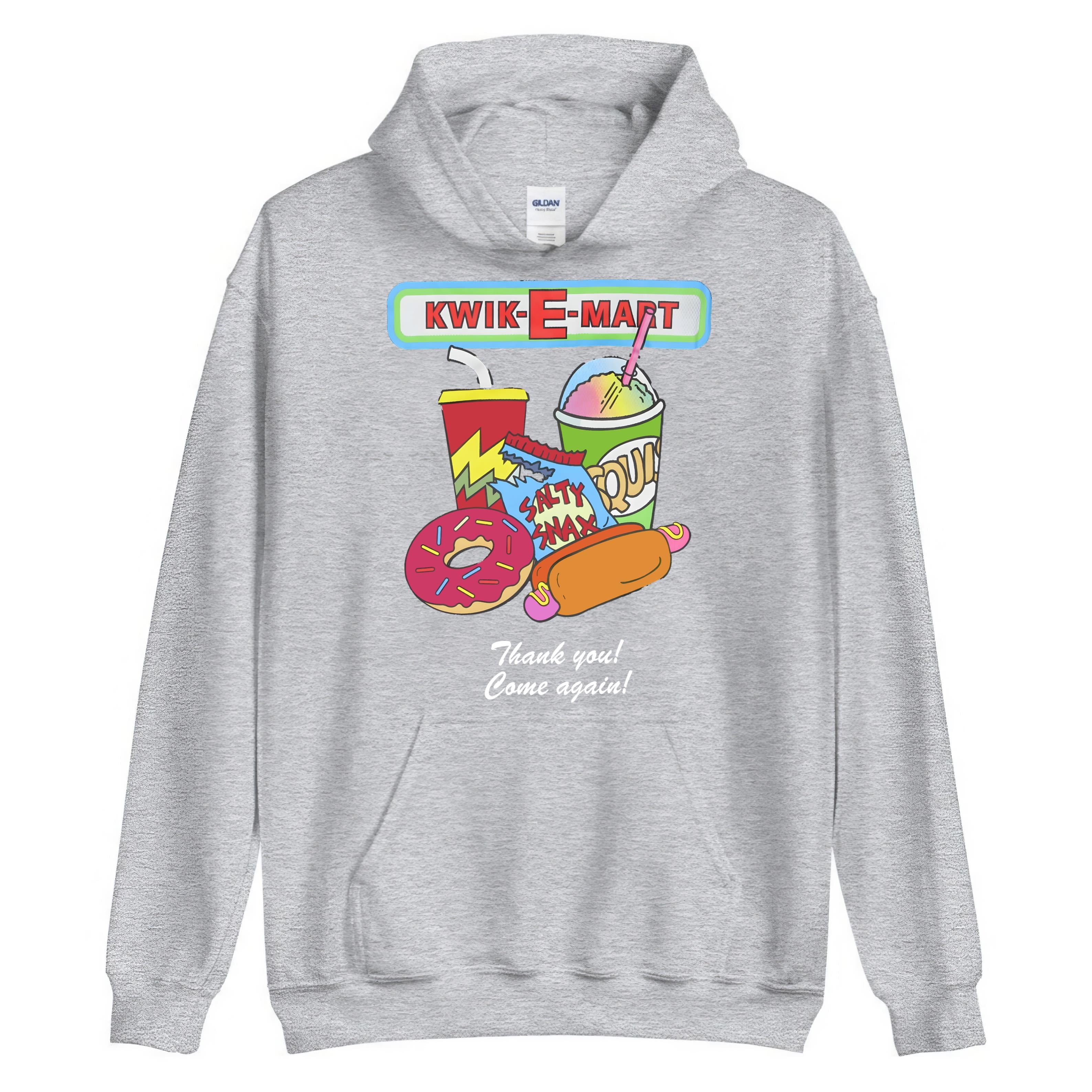 Cartoon Icon Kwik-E-Mart Graphic Tee, Retro Animated Character Shirt ...