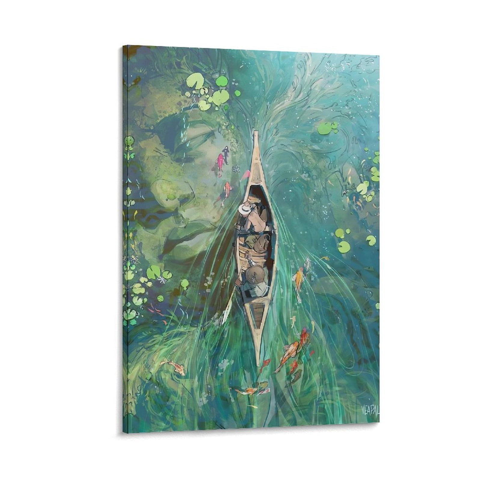 Cartoon Illustration Fantasy Beautiful World Wall Art Poster Gifts ...