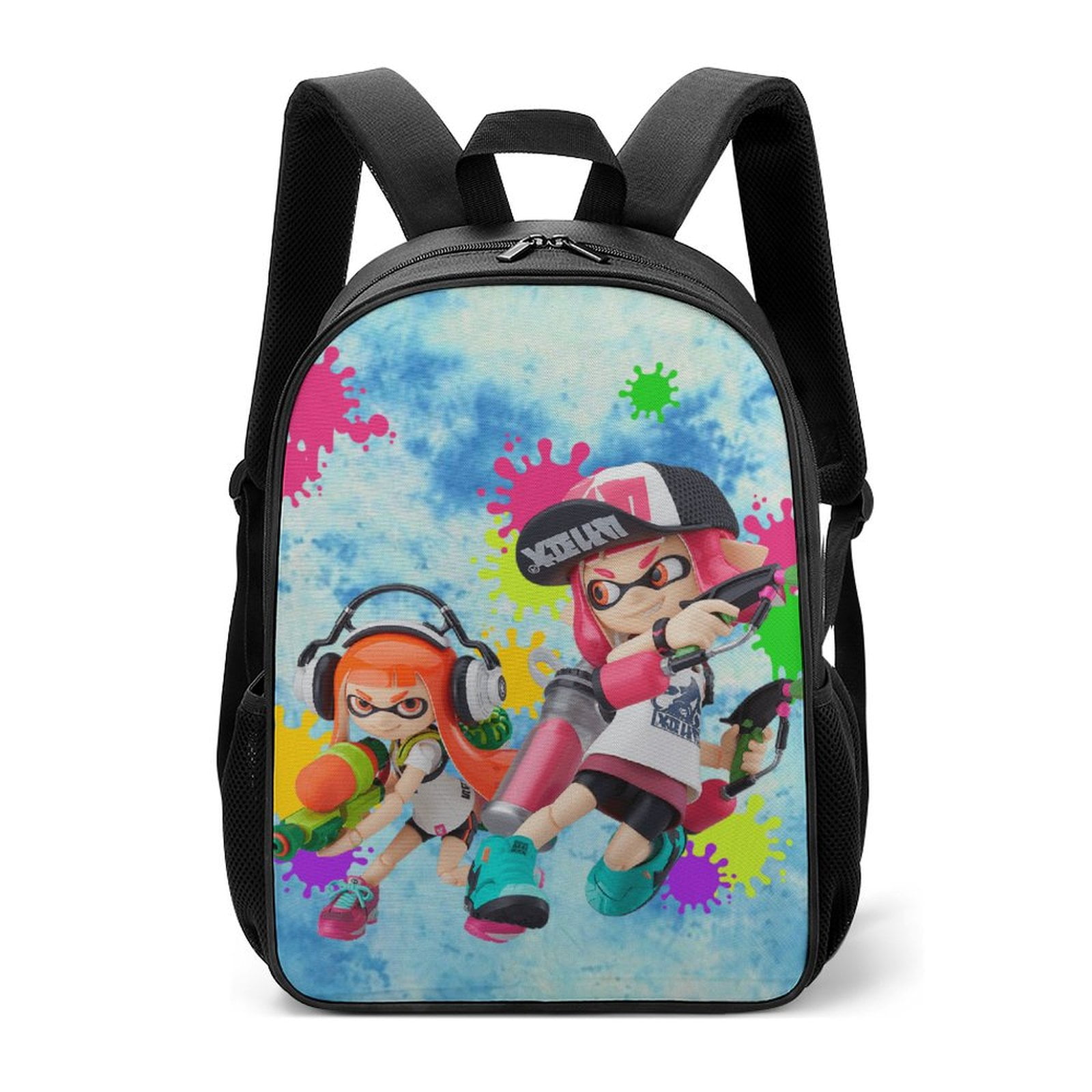 Cartoon Inkling Splatoon Backpack Daypack Multipurpose School Bag ...