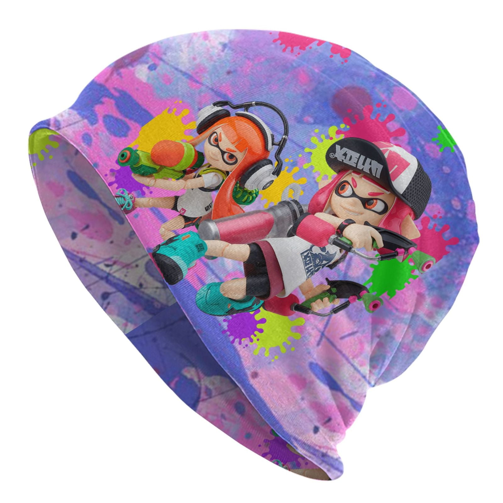 Cartoon Inkling Splatoon Slouchy Hat For Men Women Teen Adult Unisex ...