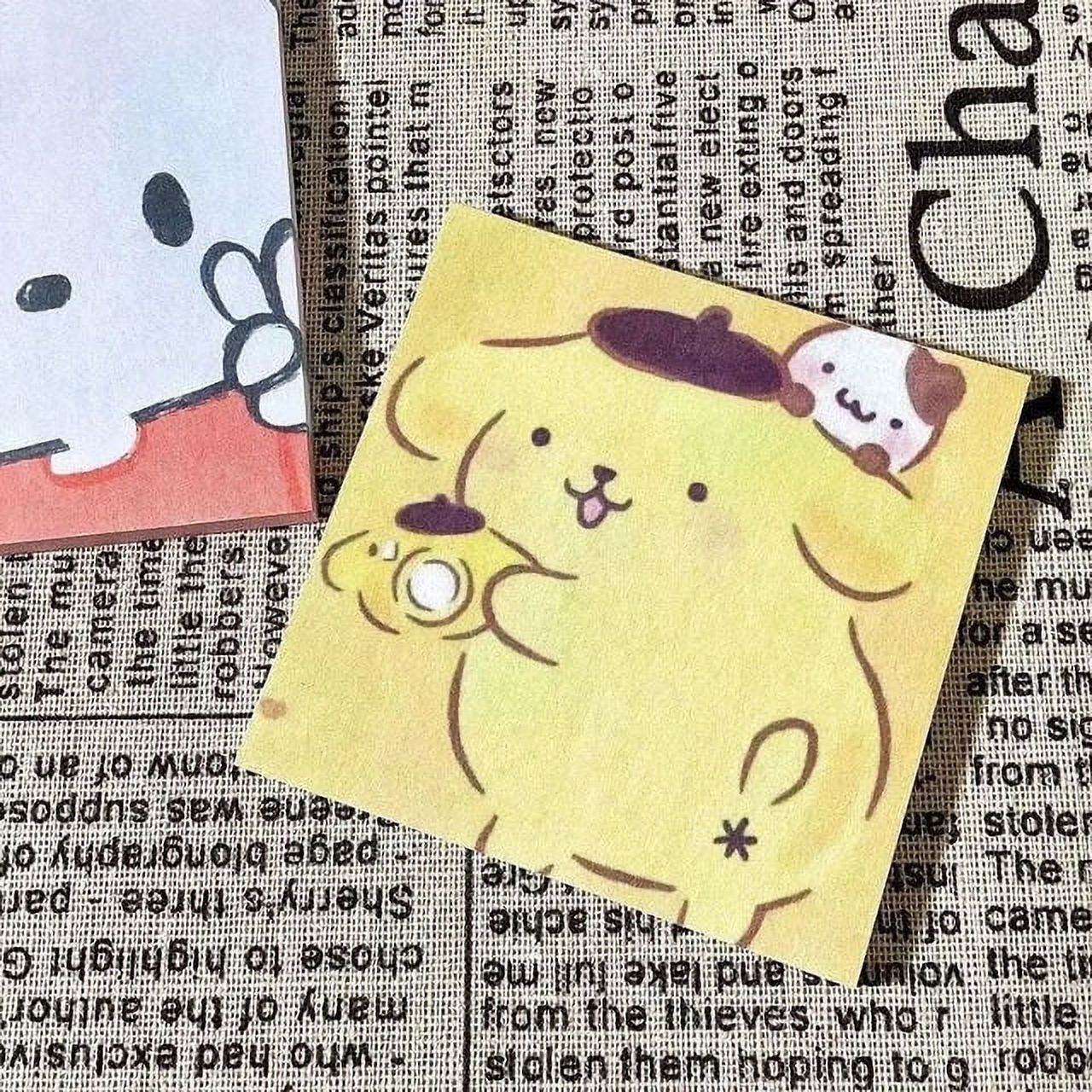 Cartoon Ins Anime Sanrio Sticky Note Kuromi Stickers Cute Hello Kitty ...