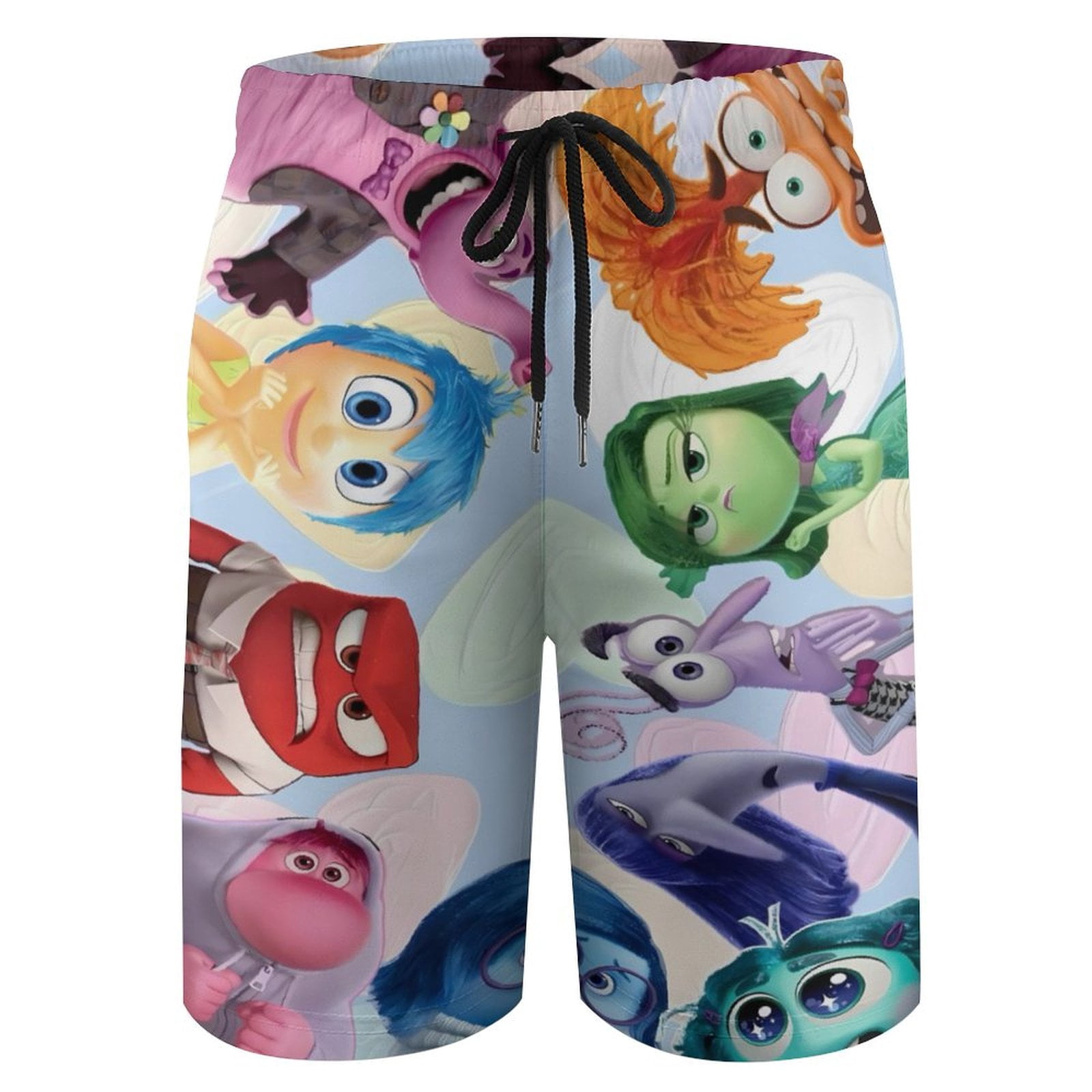 Cartoon Inside-Out Boys Swim Trunks with Pocket Quick Dry Swimwear Swim ...