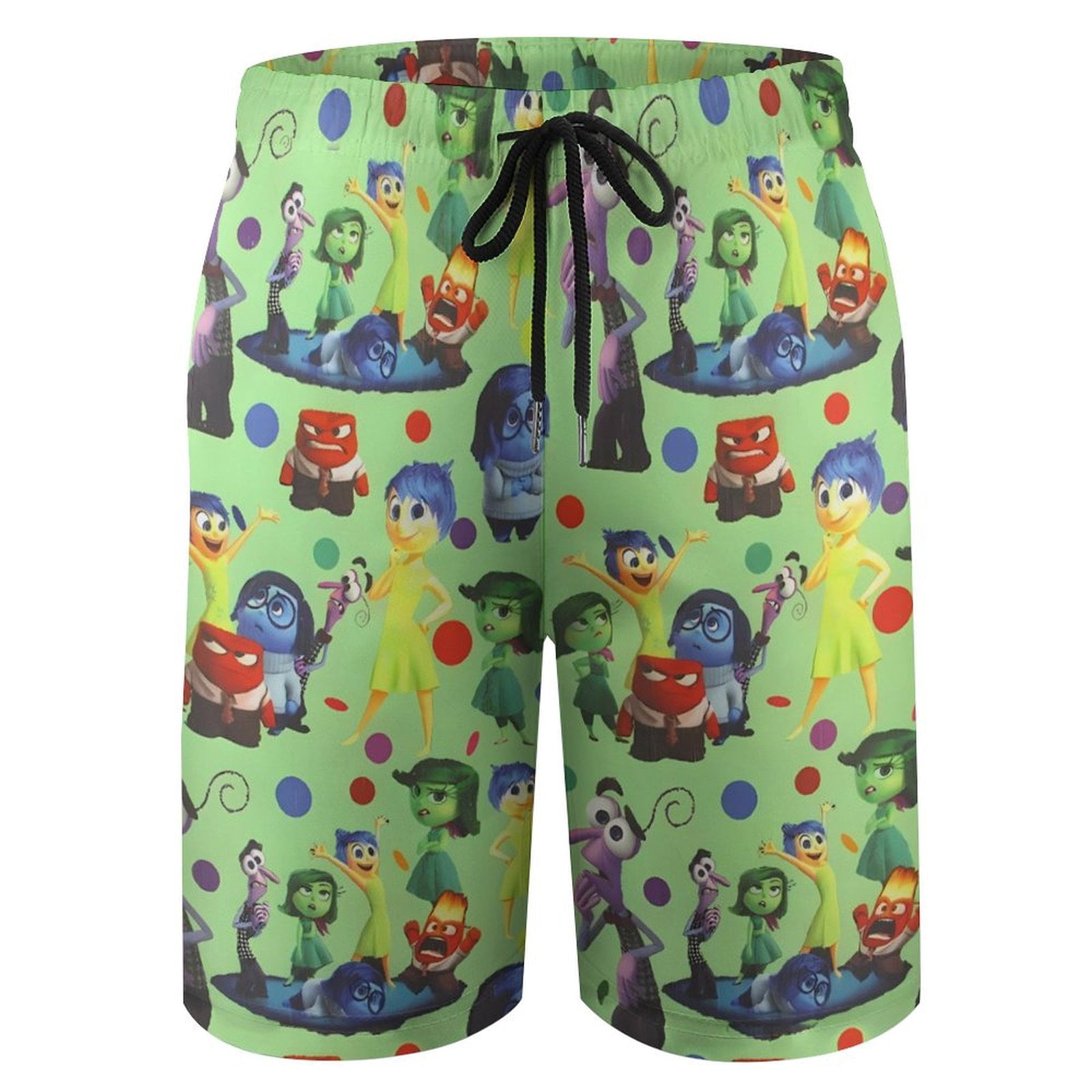 Cartoon Inside-Out Boys Swim Trunks with Pocket Quick Dry Swimwear Swim ...