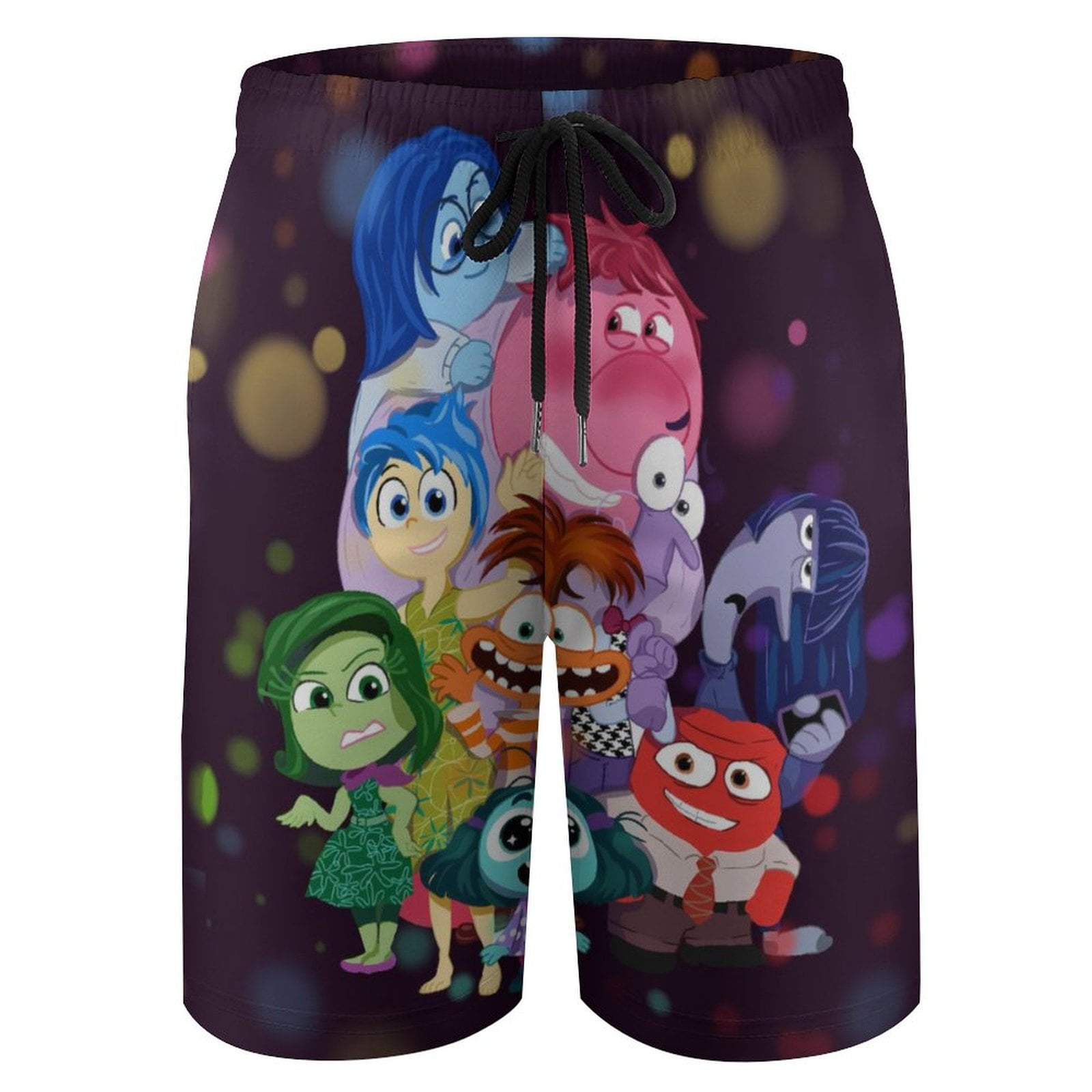Cartoon Inside-Out Boys Swim Trunks with Pocket Quick Dry Swimwear Swim ...