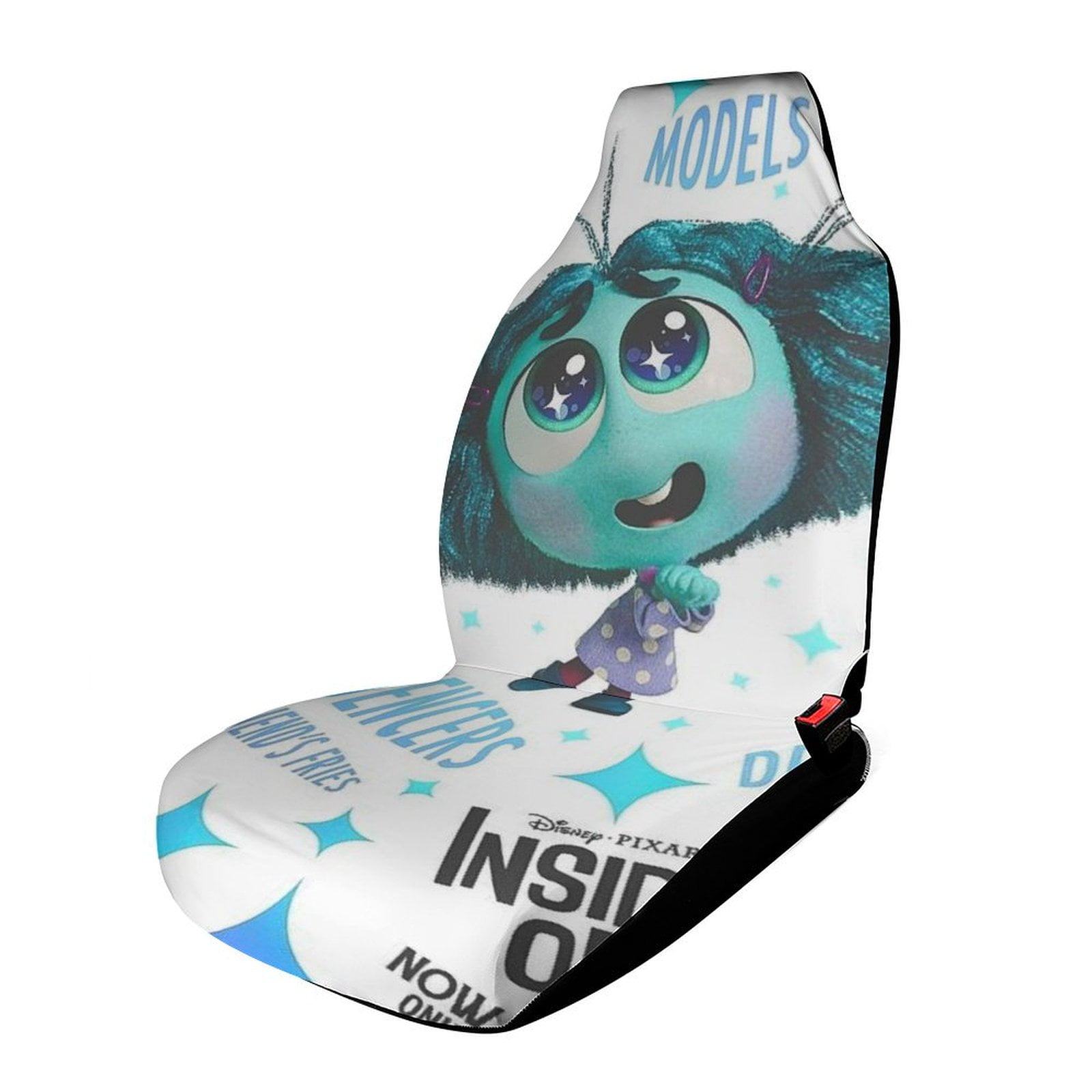 Cartoon Inside Out Car Seat Covers Breathable Vehicle Front Bucket Seat ...