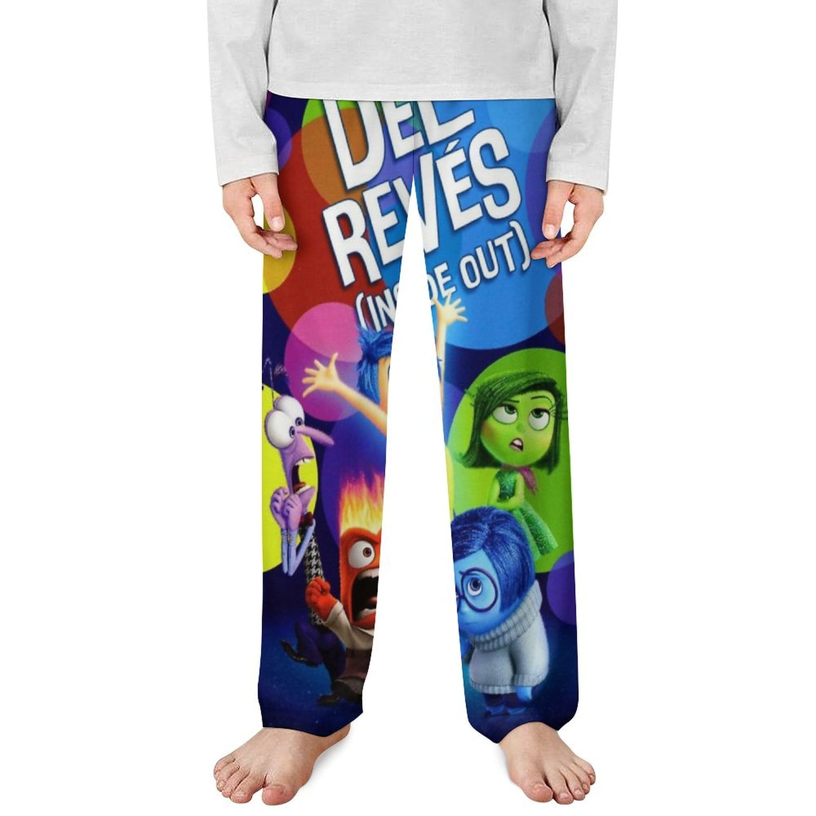 Cartoon Inside Out Children's Pajamas Lounge Straight Leg Sleeping ...