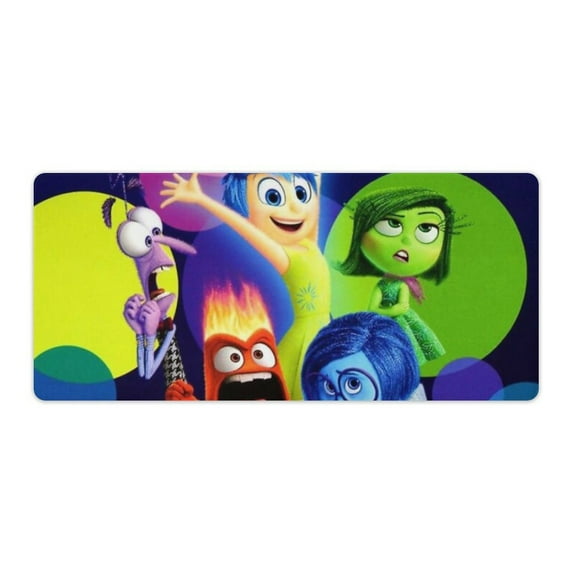 Cartoon Inside Out Mouse Pad No-sliped Large Mousepad Extended Gaming ...