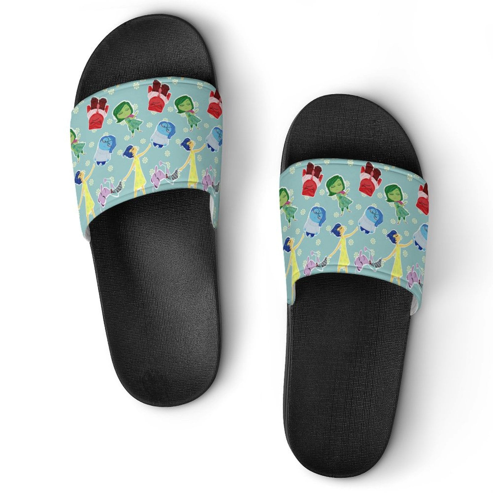 Cartoon Inside Out Slippers for Women and Men,House Slippers,Non-Slip ...