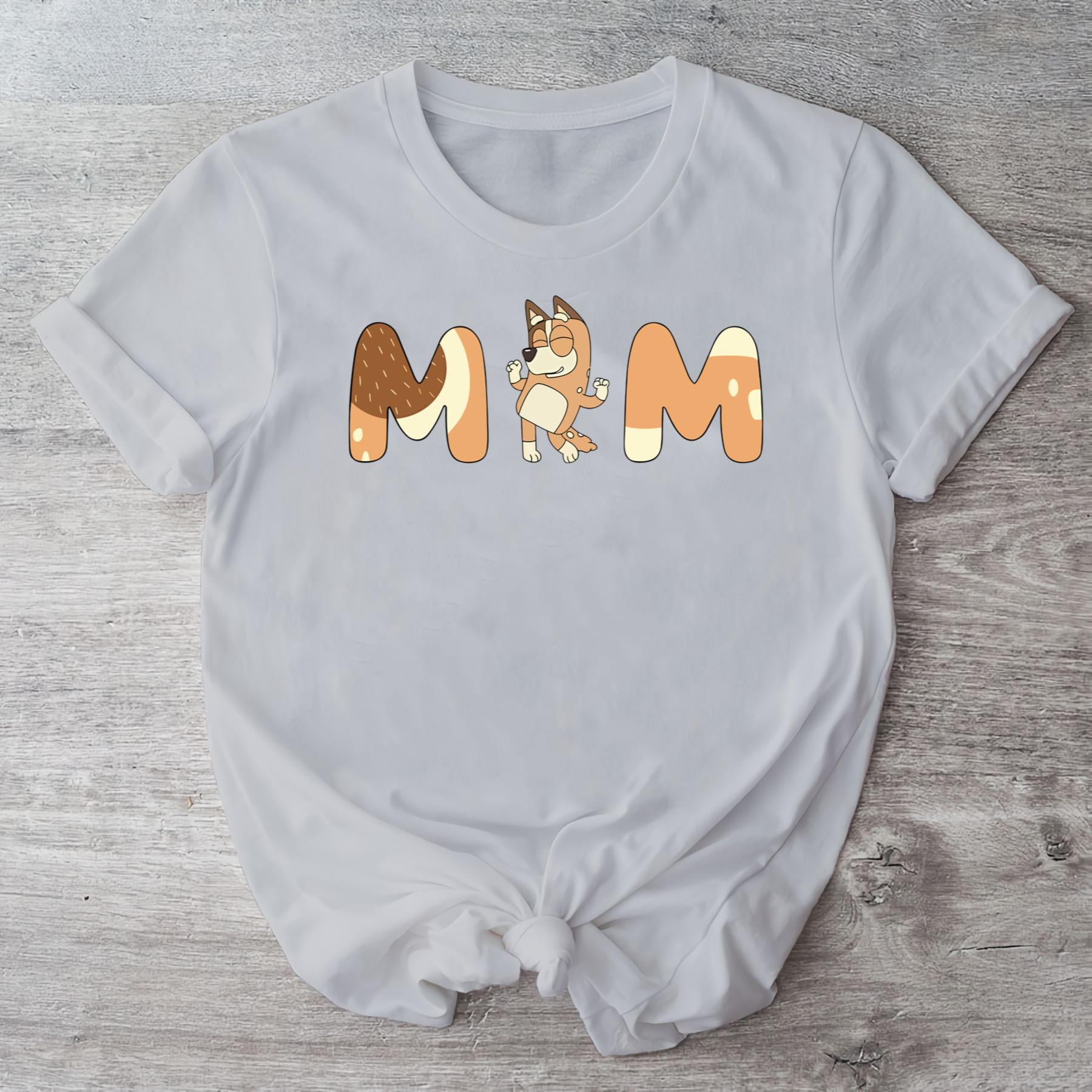 Cartoon-Inspired Family Graphic Tee, Fun Character Design Shirt ...