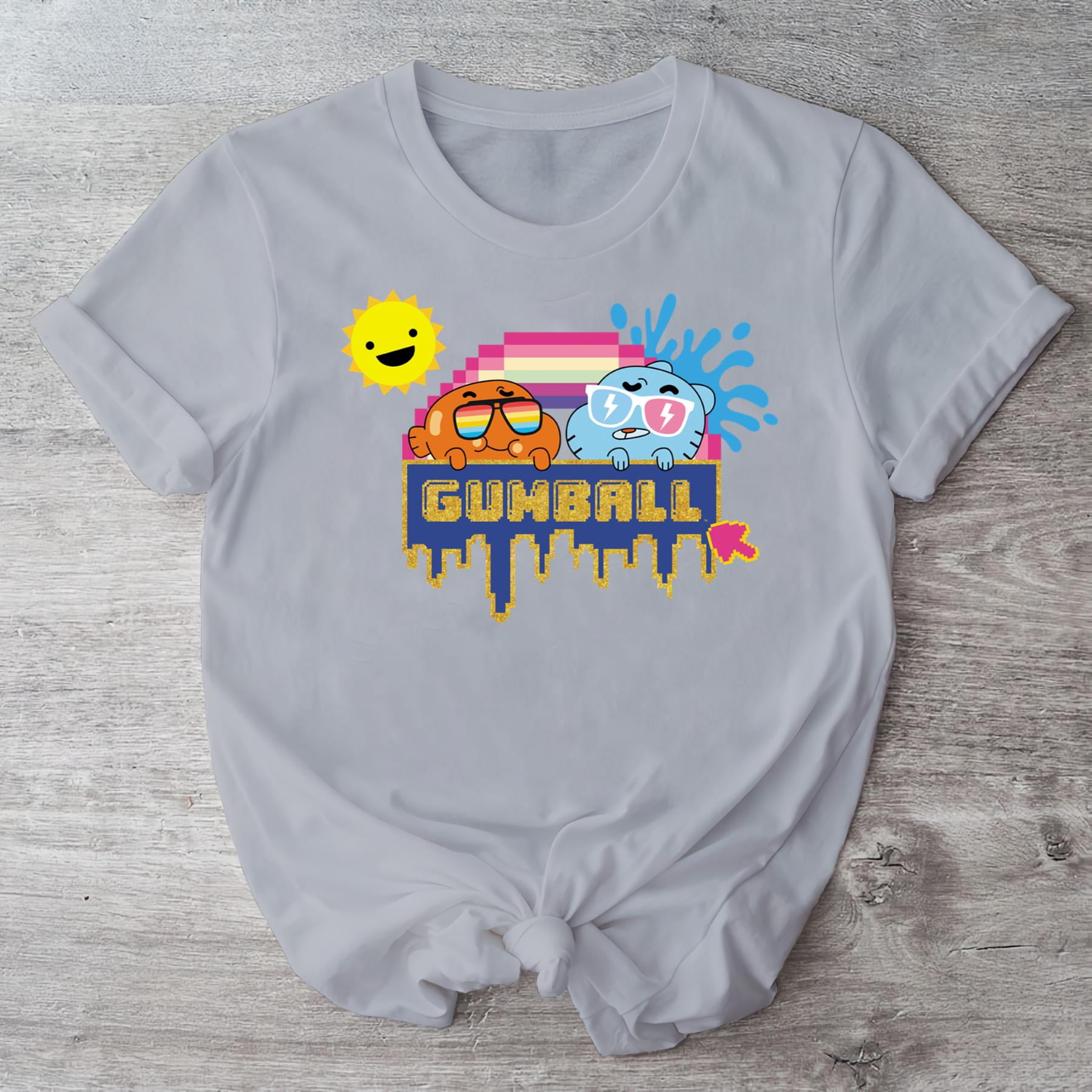 Cartoon-Inspired Sunshine Graphic Tee, Family-Friendly Design Shirt ...