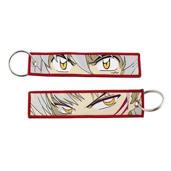 Cartoon Inuyasha Anime Woven Mark Keychain Lanyard - Walmart.com