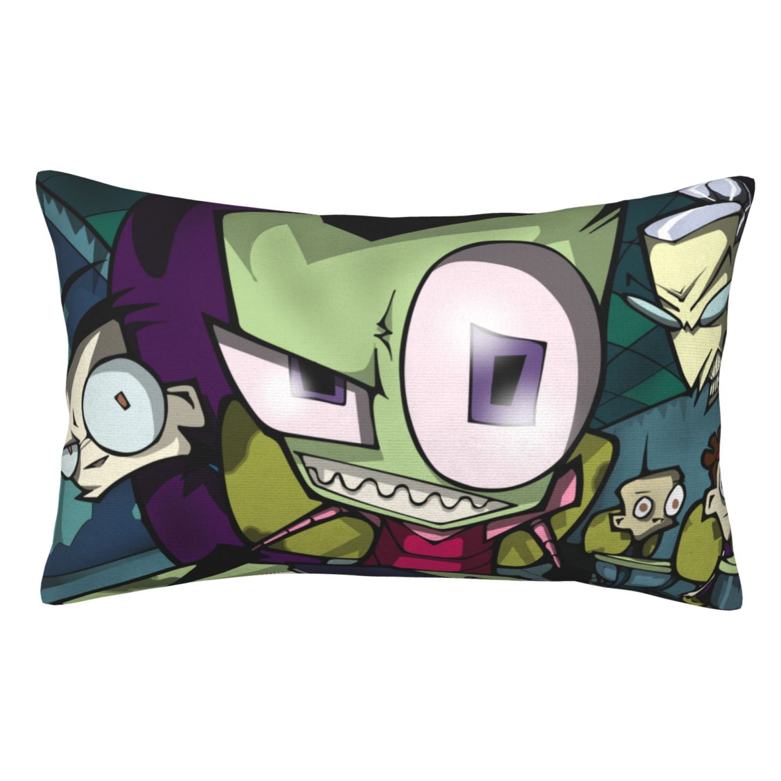 Cartoon Invader Zim Pillowcase Cushion Pillow Covers With Hidden Zipper ...