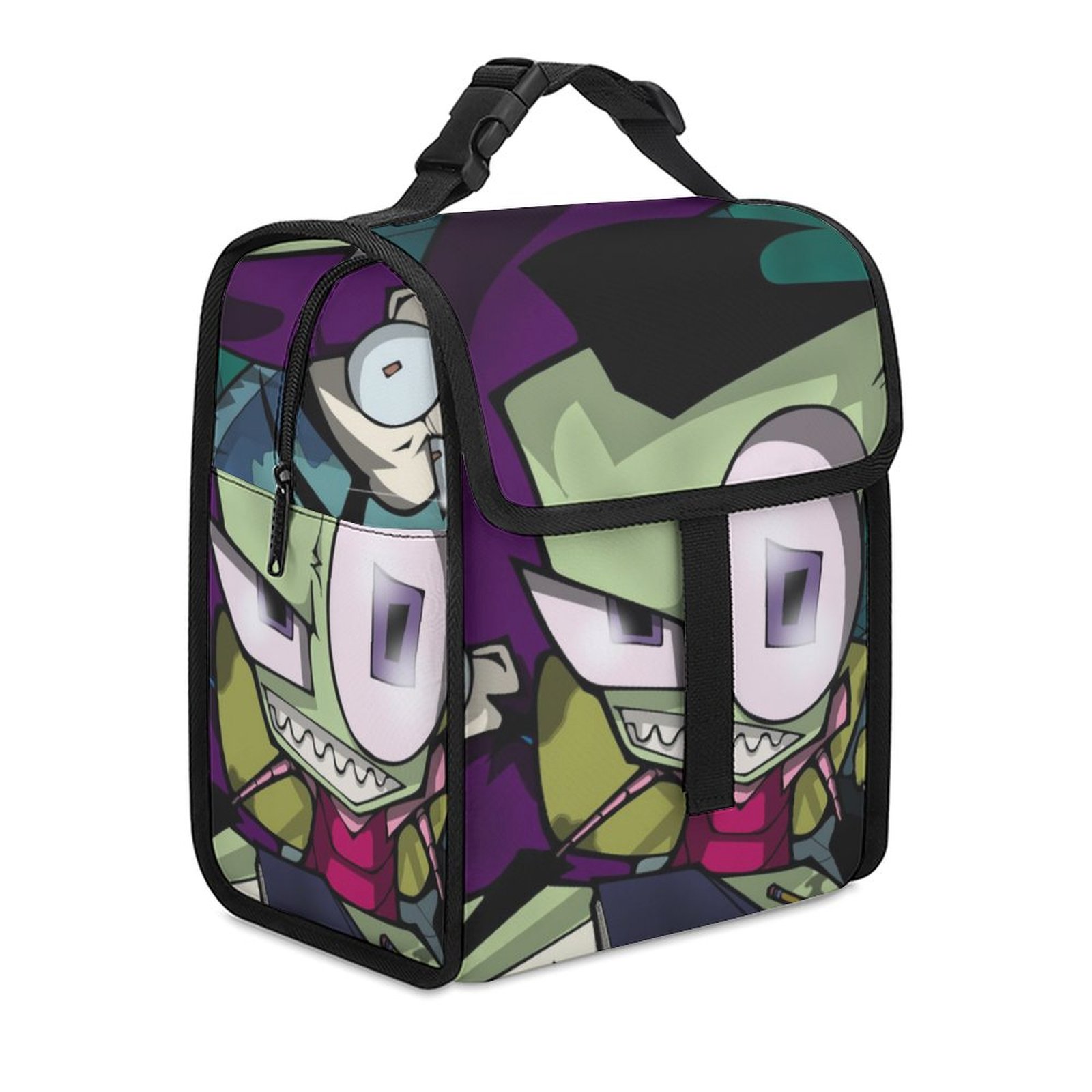Cartoon Invader Zim Portable Lunch Bag Insulated Lunchbag Lunch Box ...