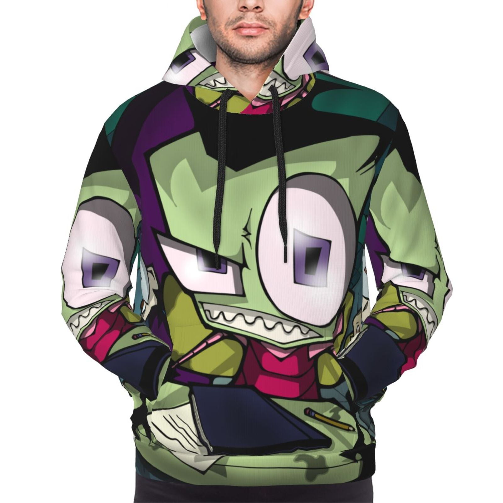 Cartoon Invader Zim Sweatshirt For Mens Fashion Hoodies Pullover ...