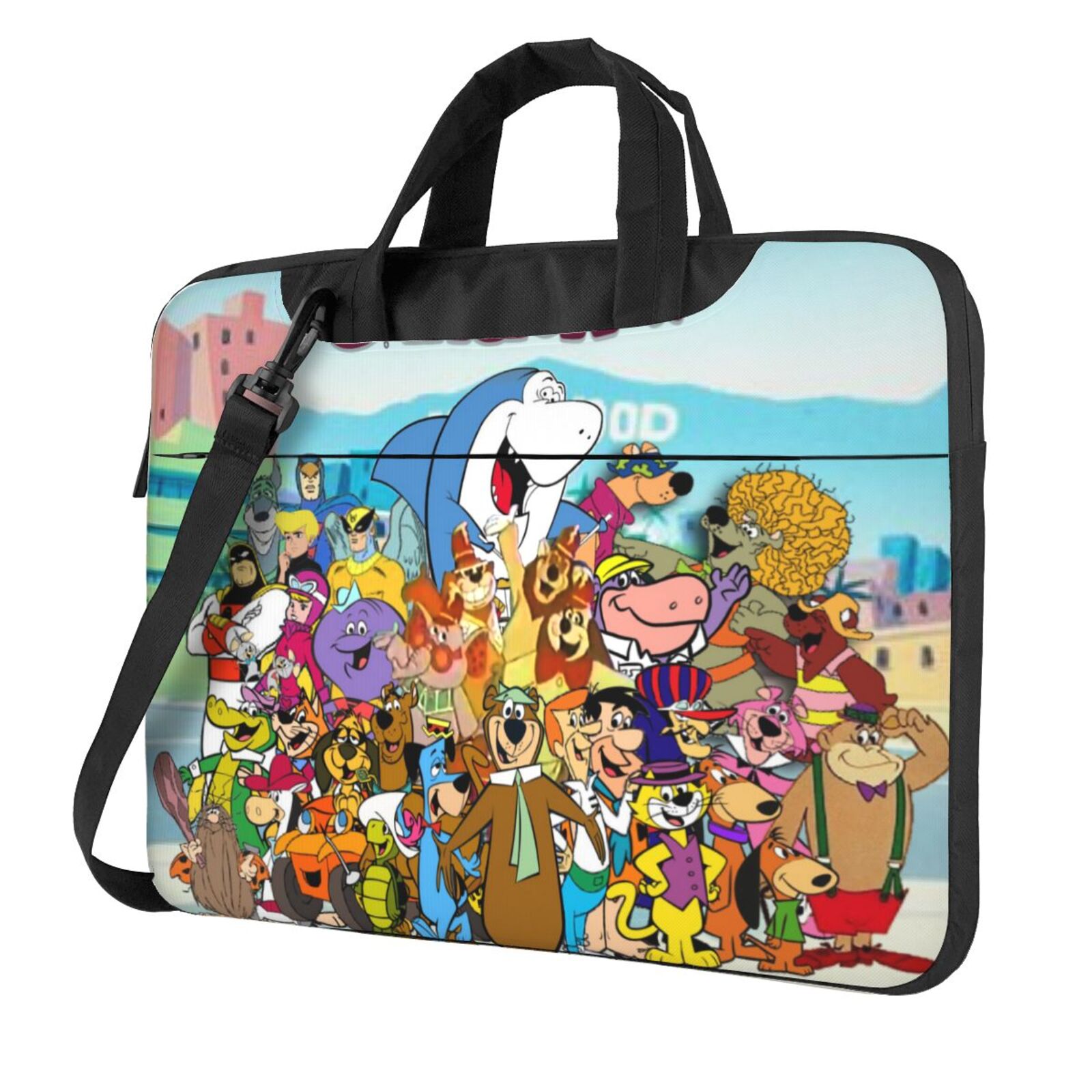 Cartoon Jellystone Laptop Bag Portable Single Shoulder Laptop Case ...