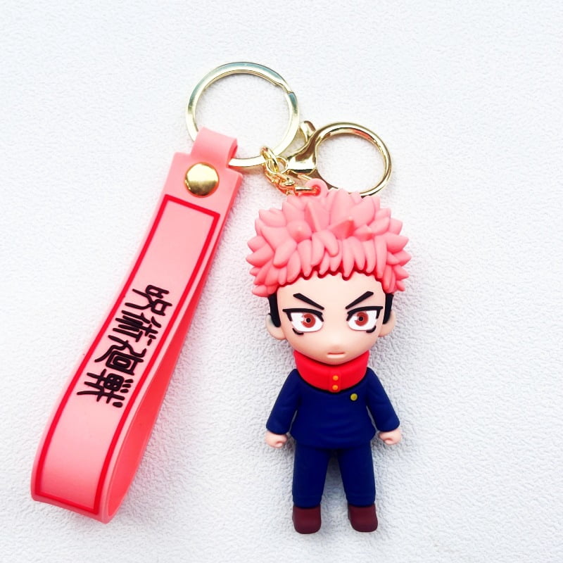 Cartoon Jujutsu Kaisen doll keychain pendant two-dimensional Wujo Wufu ...