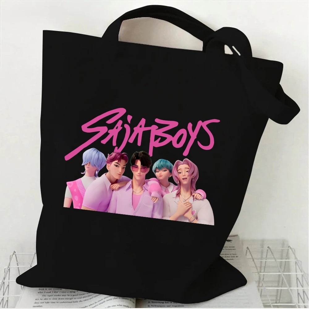 Cartoon KPop Demon Hunters Anime Tote Bag, Anime Merch Birthday Gifts ...