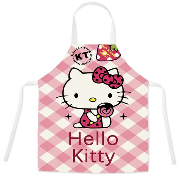Cartoon KT Cotton-like Work Apron with Cute Cartoon Patterns ...