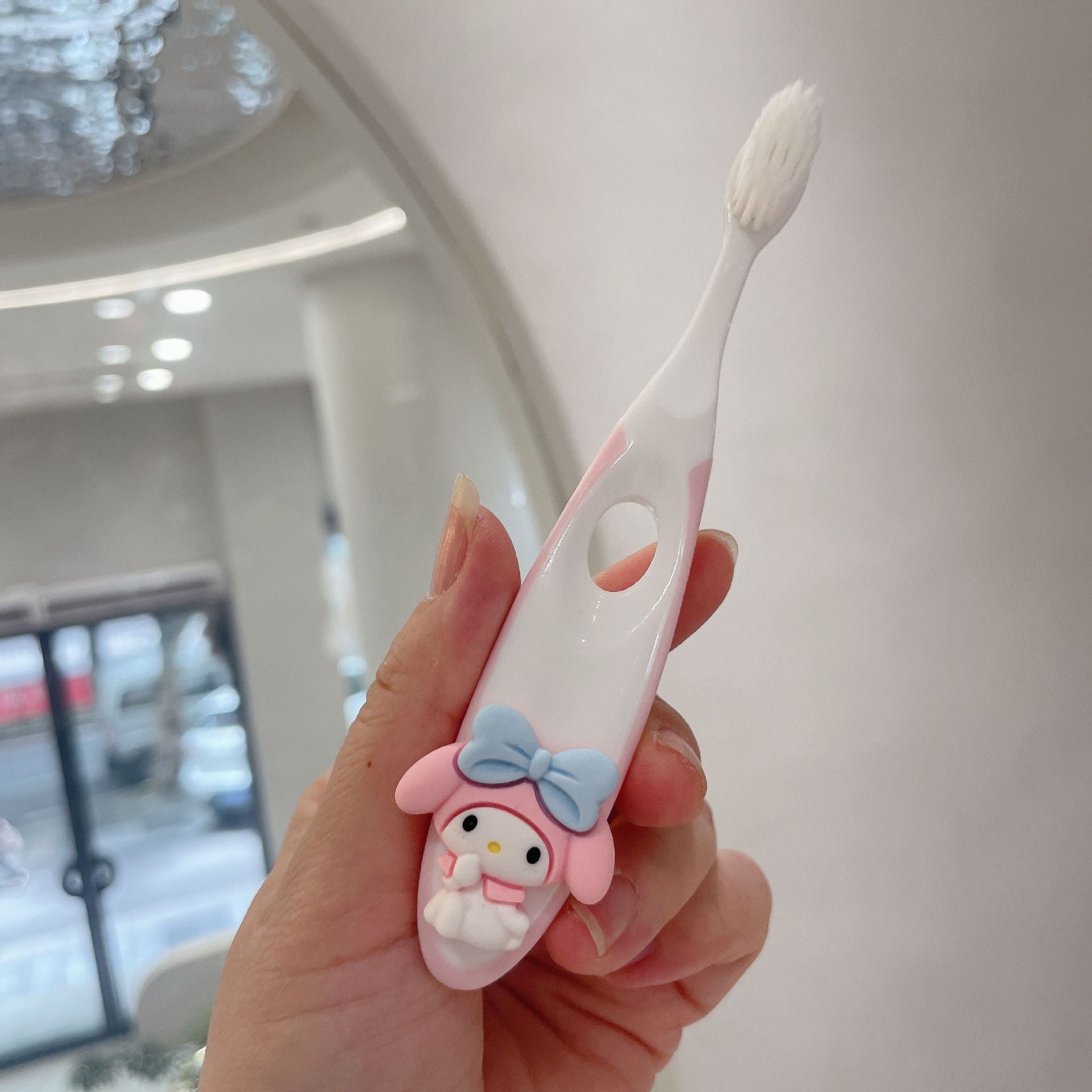Cartoon KT Kuromi Cinnamoroll children's Toothbrush Soft fine Bristle ...