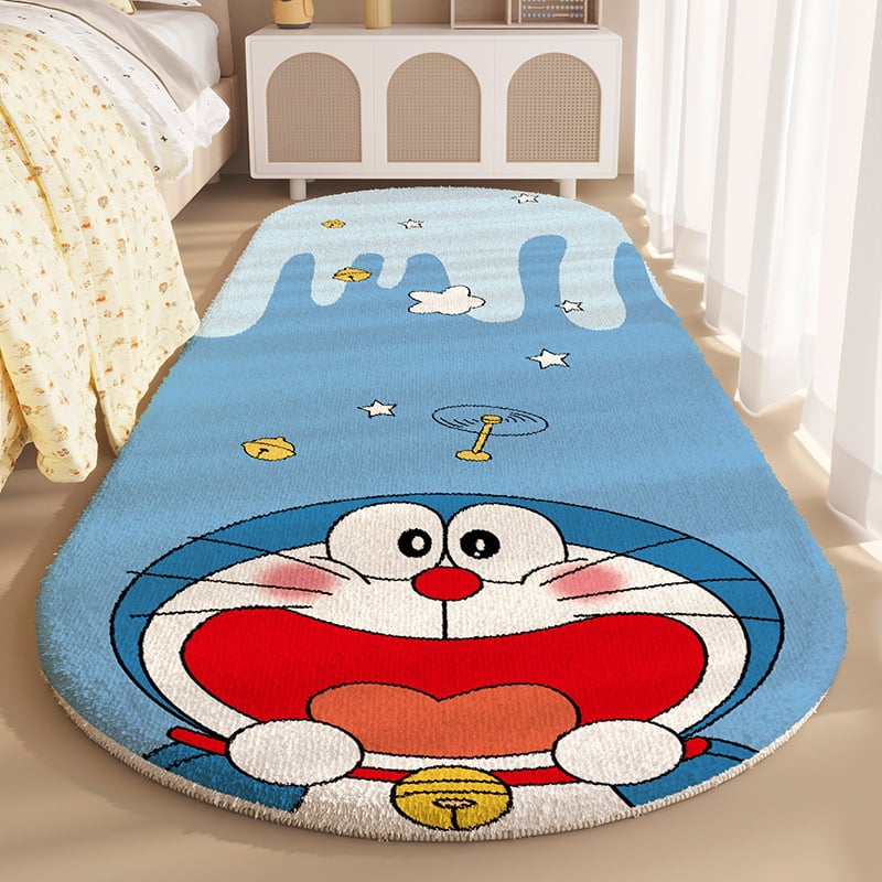 Cartoon KT cat Cinnamoroll Melody bedroom bedisde soft carpet Living room rug skin-friendly dirt ...