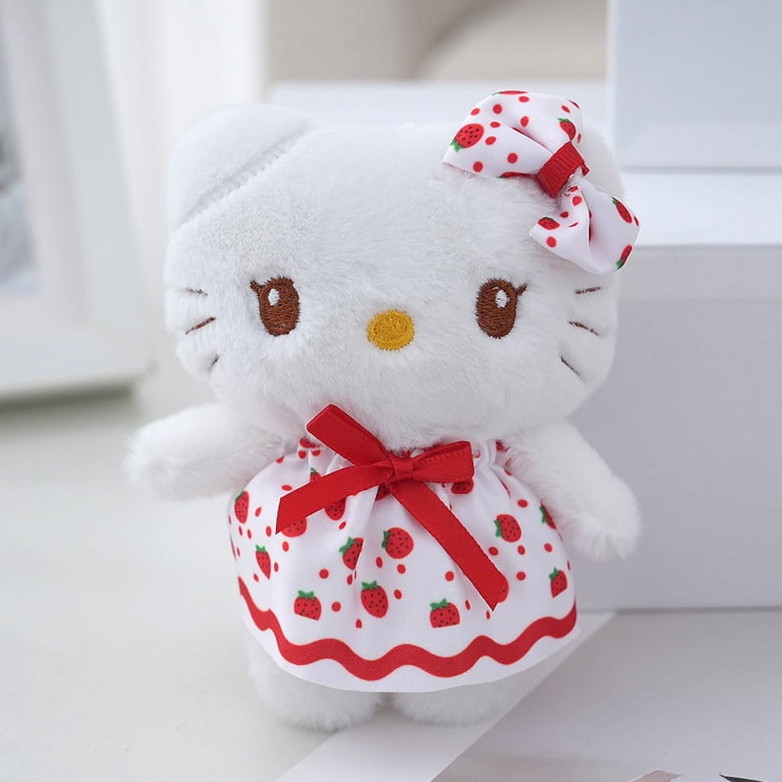 Cartoon KT cat plush toy Hello kitty doll cute doll Girl gift doll bag ...
