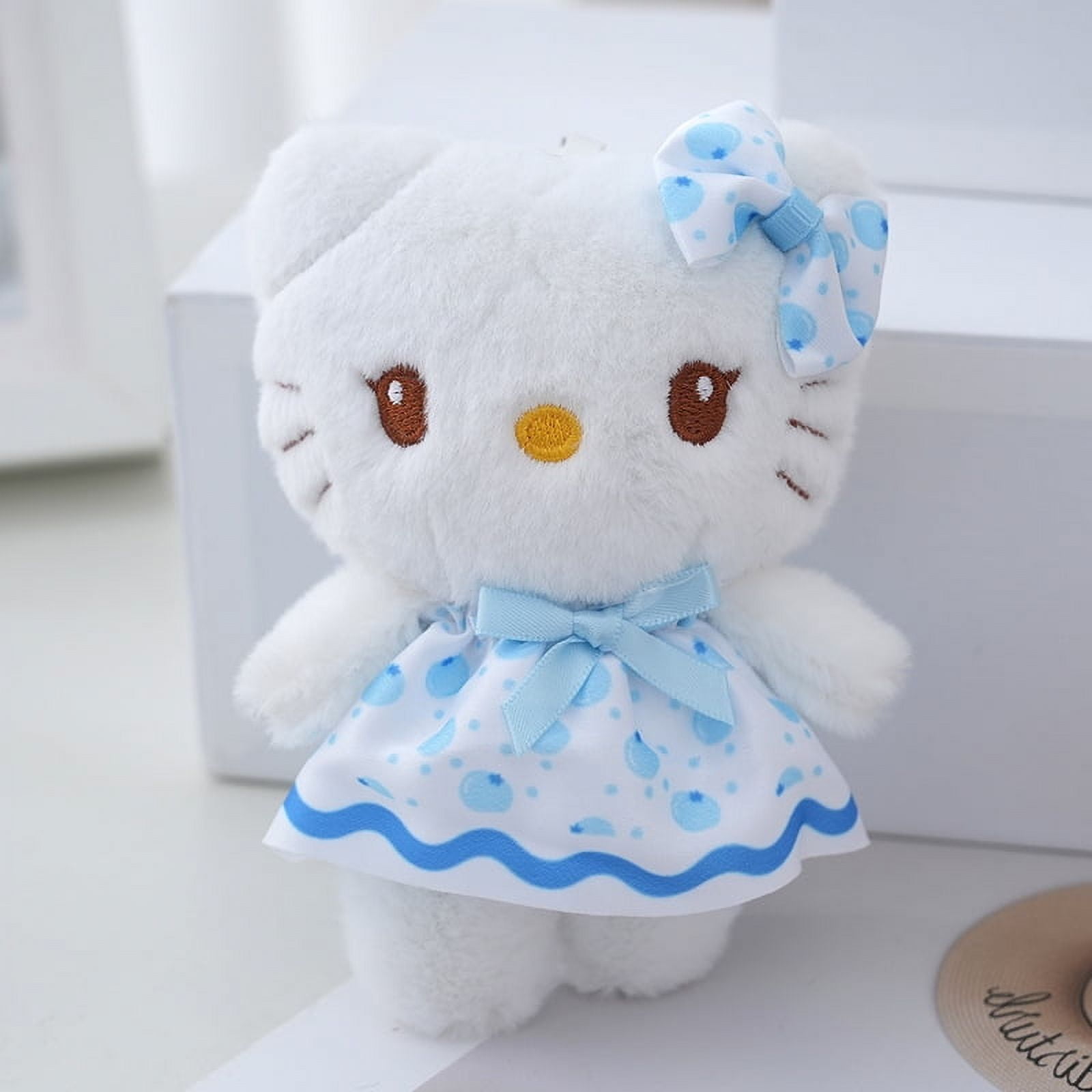 Cartoon KT cat plush toy Hello kitty doll cute doll Girl gift doll bag ...