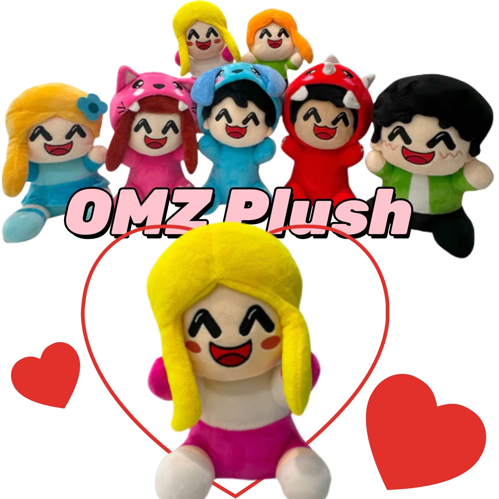 Cartoon Kawaii Omz Plush, Cute Soft Stuffed Animal Doll Pillows Gift ...