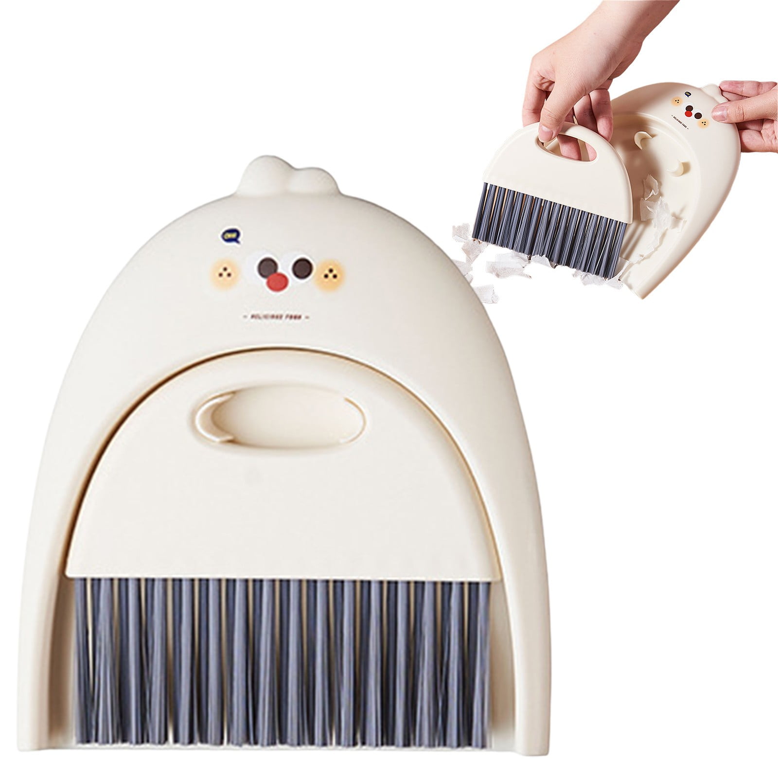 Cartoon Keyboard Crevice Dust Mini Desktop Cleaning Brush,Small Dustpan ...