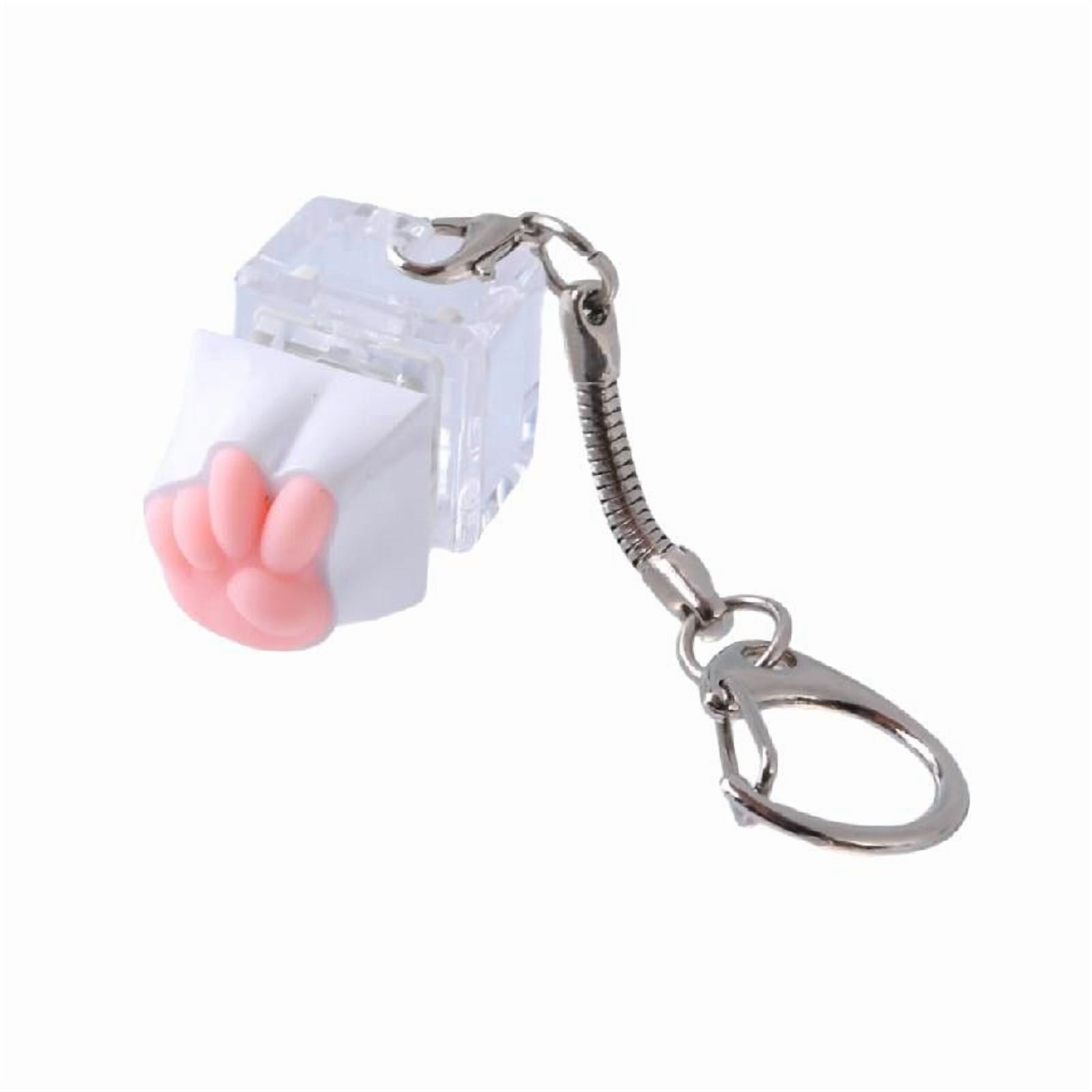 Cartoon Keyboard Switches Tester Claw Keycap Keychain Stress Relief Toy ...
