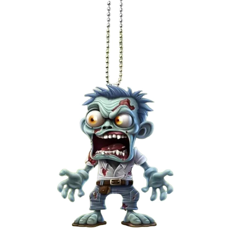 Cartoon Keychain Horror Anime 2D Acrylic Keychains Mini Backpack ...