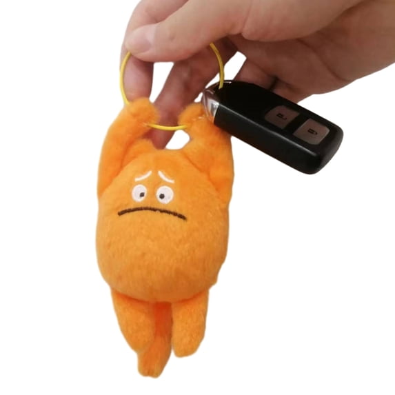 Cartoon Keychain Plush Stuffed Doll Toy Soft Kitten Pendant Keyring for ...
