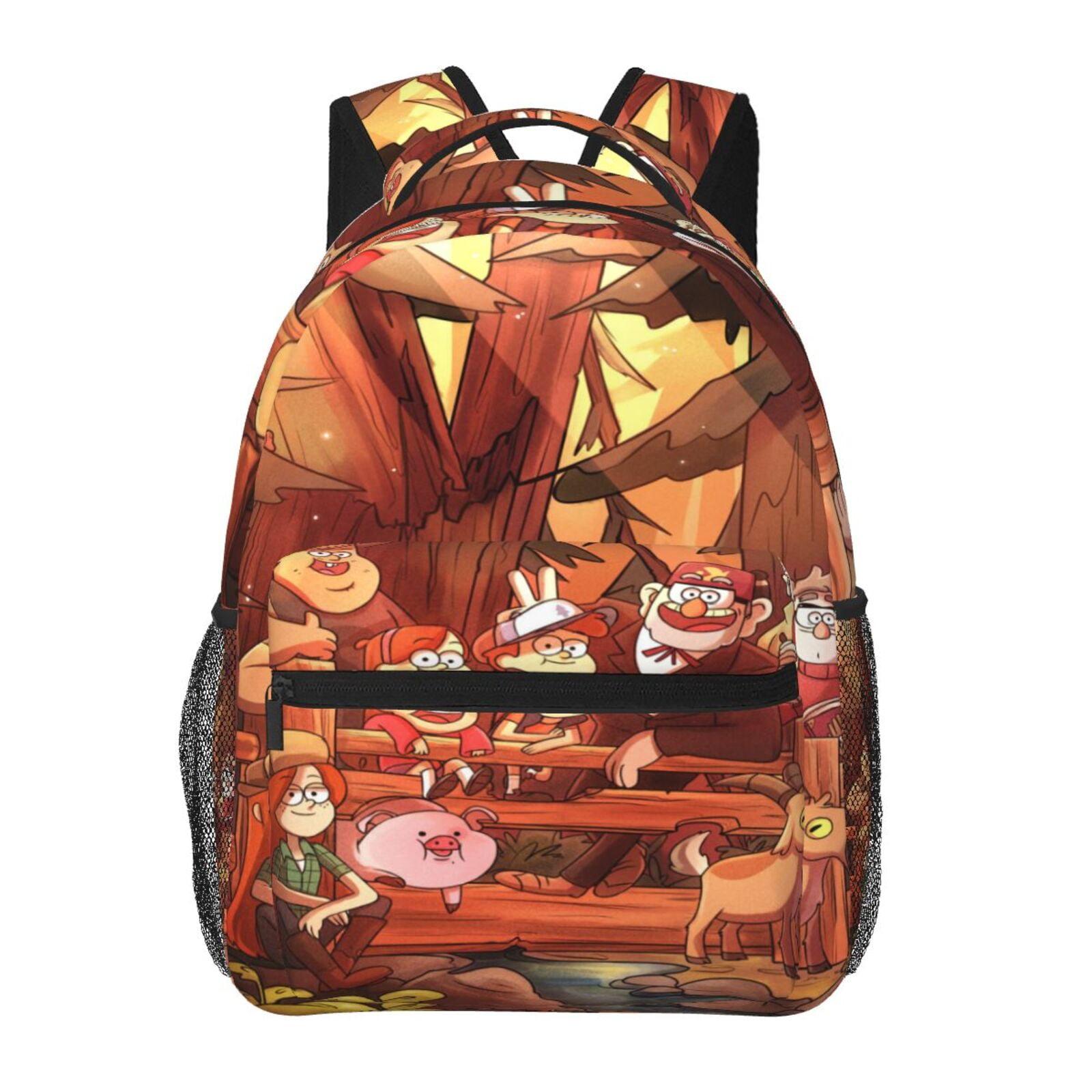 Cartoon Gravity Fall Backpack Toddler Backpac 15.7" Cute Travel Bag ...