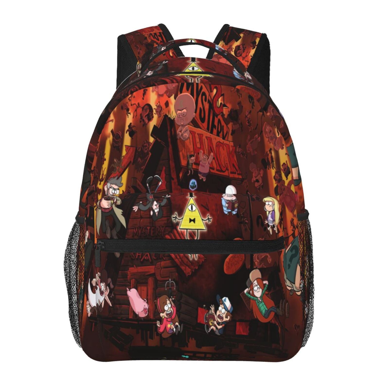 Cartoon Gravity Fall Backpack Toddler Backpac 15.7" Cute Travel Bag ...