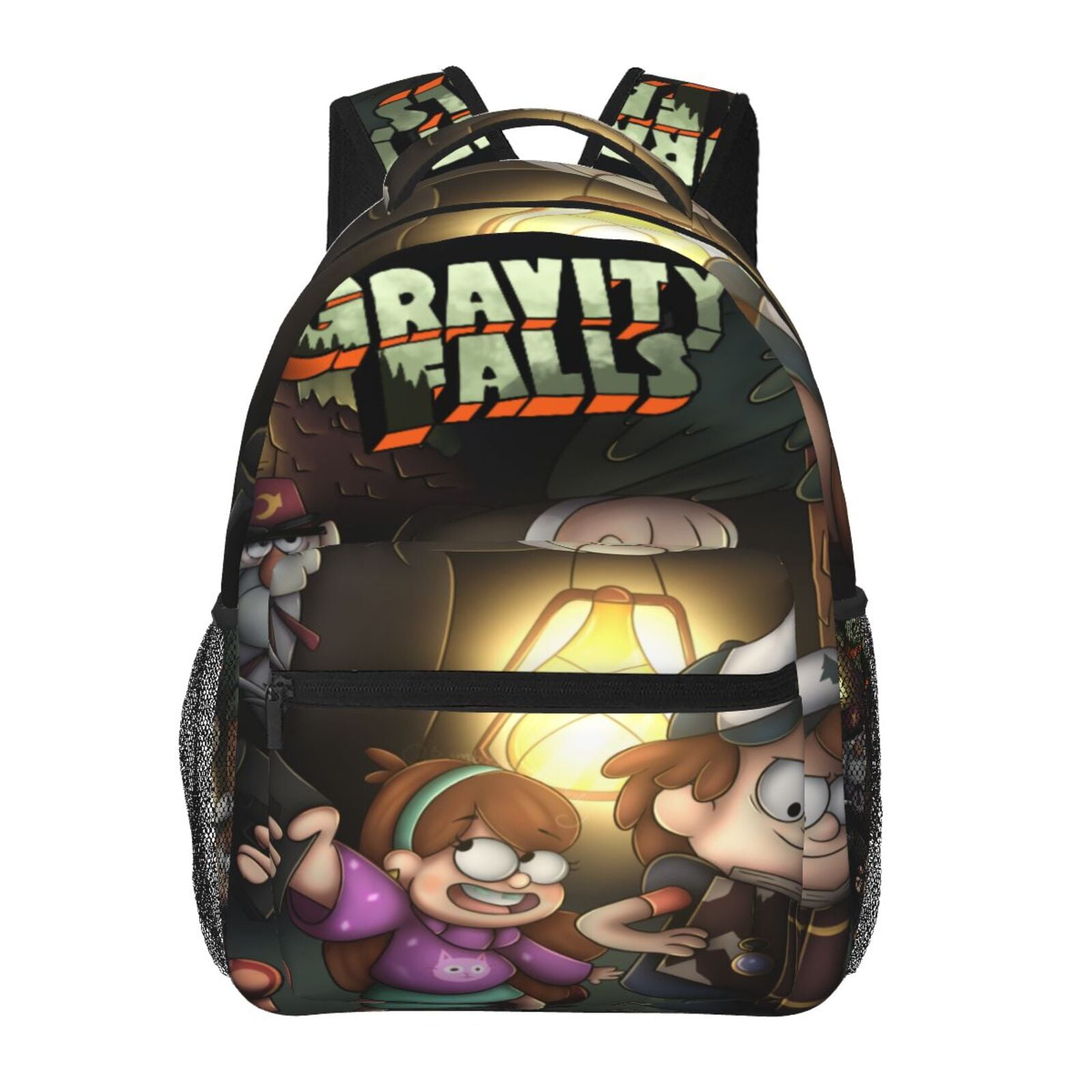 Cartoon Gravity Fall Backpack Toddler Backpac 15.7" Cute Travel Bag ...