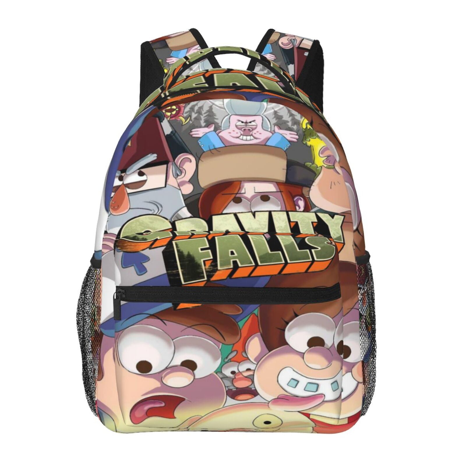 Cartoon Gravity Fall Backpack Toddler Backpac 15.7" Cute Travel Bag ...