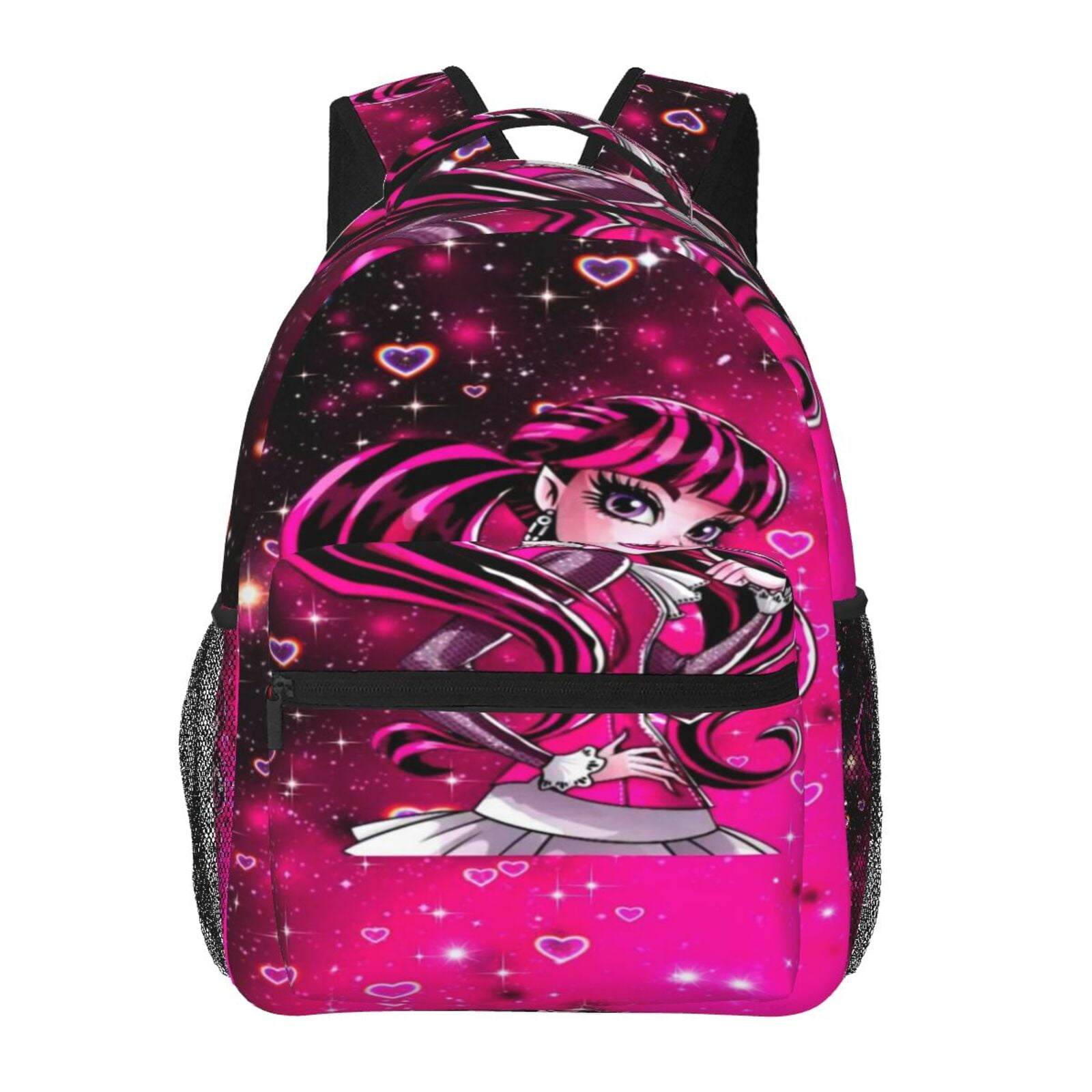 Cartoon Mon-Ster High Backpack Toddler Backpac 15.7" Cute Travel Bag ...