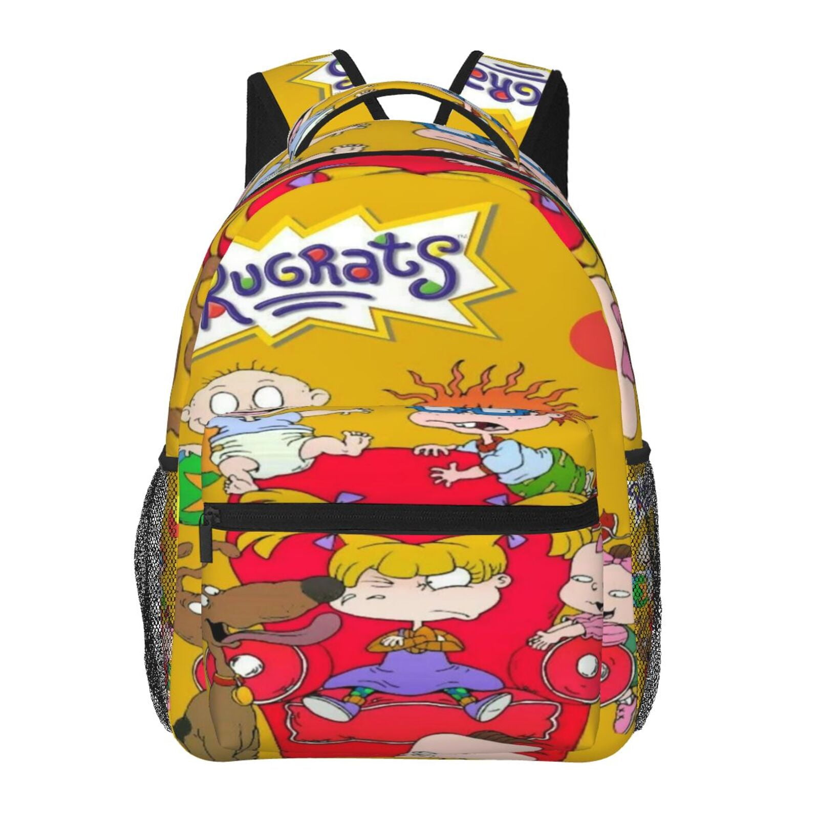 Cartoon Rugrats Backpack Toddler Backpac 15.7" Cute Travel Bag Funny ...