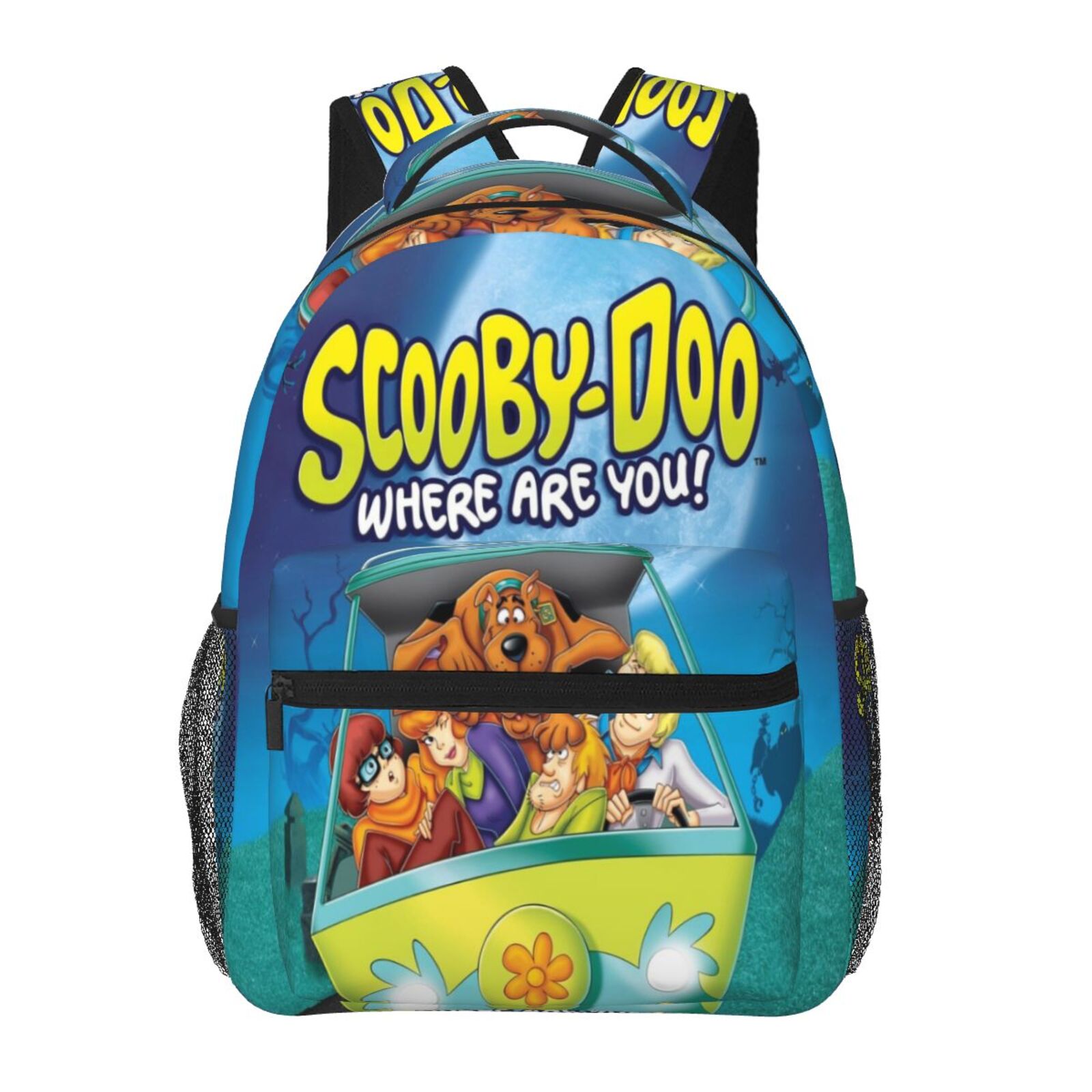 Cartoon Scooby Doo Backpack Toddler Backpac 15.7" Cute Travel Bag Funny ...
