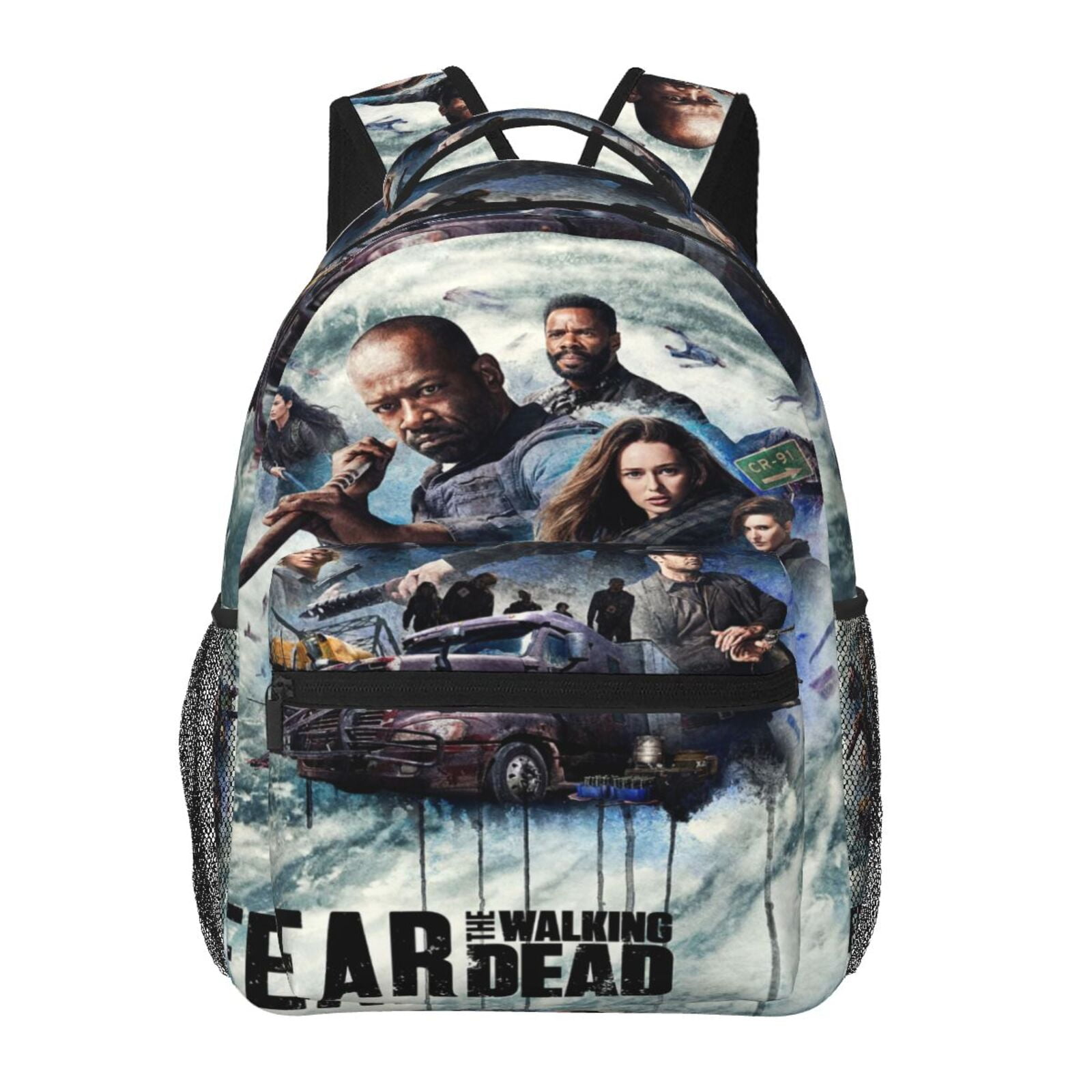 Cartoon Walking Dead Backpack Toddler Backpac 15.7" Cute Travel Bag ...