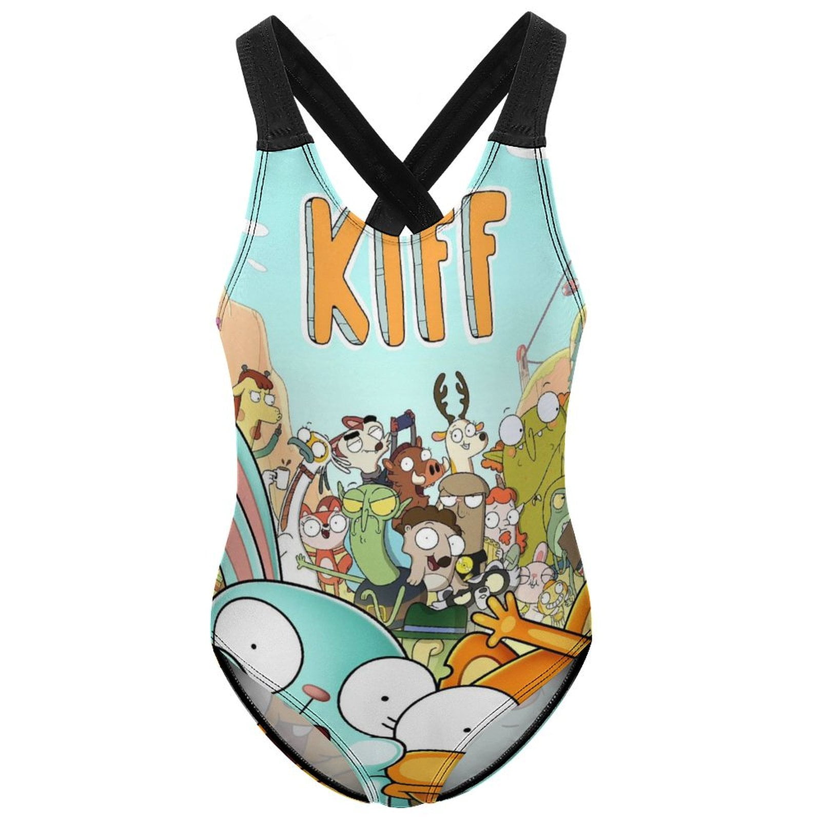 Cartoon Kiff Children's One-piece Swimsuit Summer Girl's Swimming Pool ...