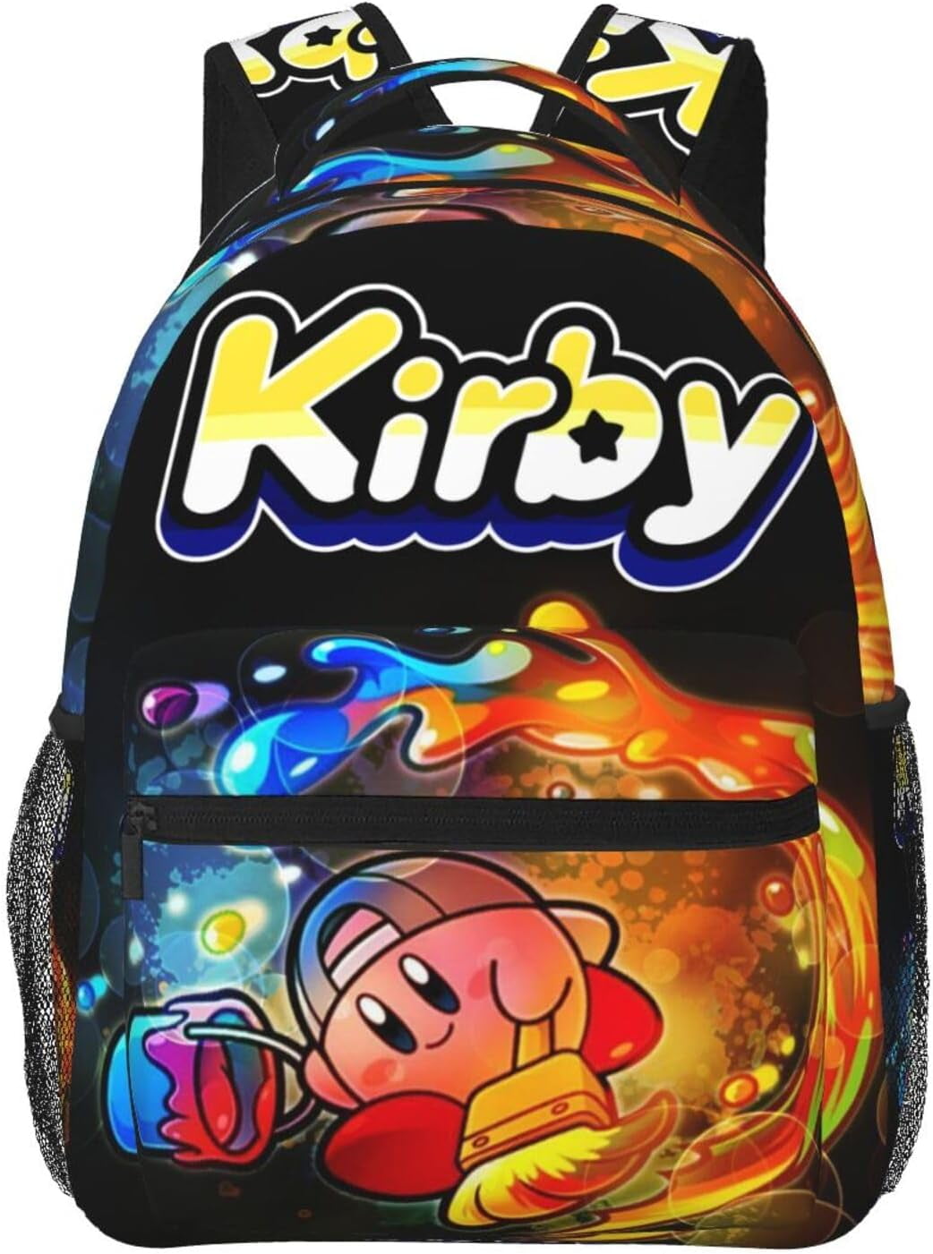 Cartoon KirBy Backpack KirBy Casual Daypacks Wear- Resistant Travel ...