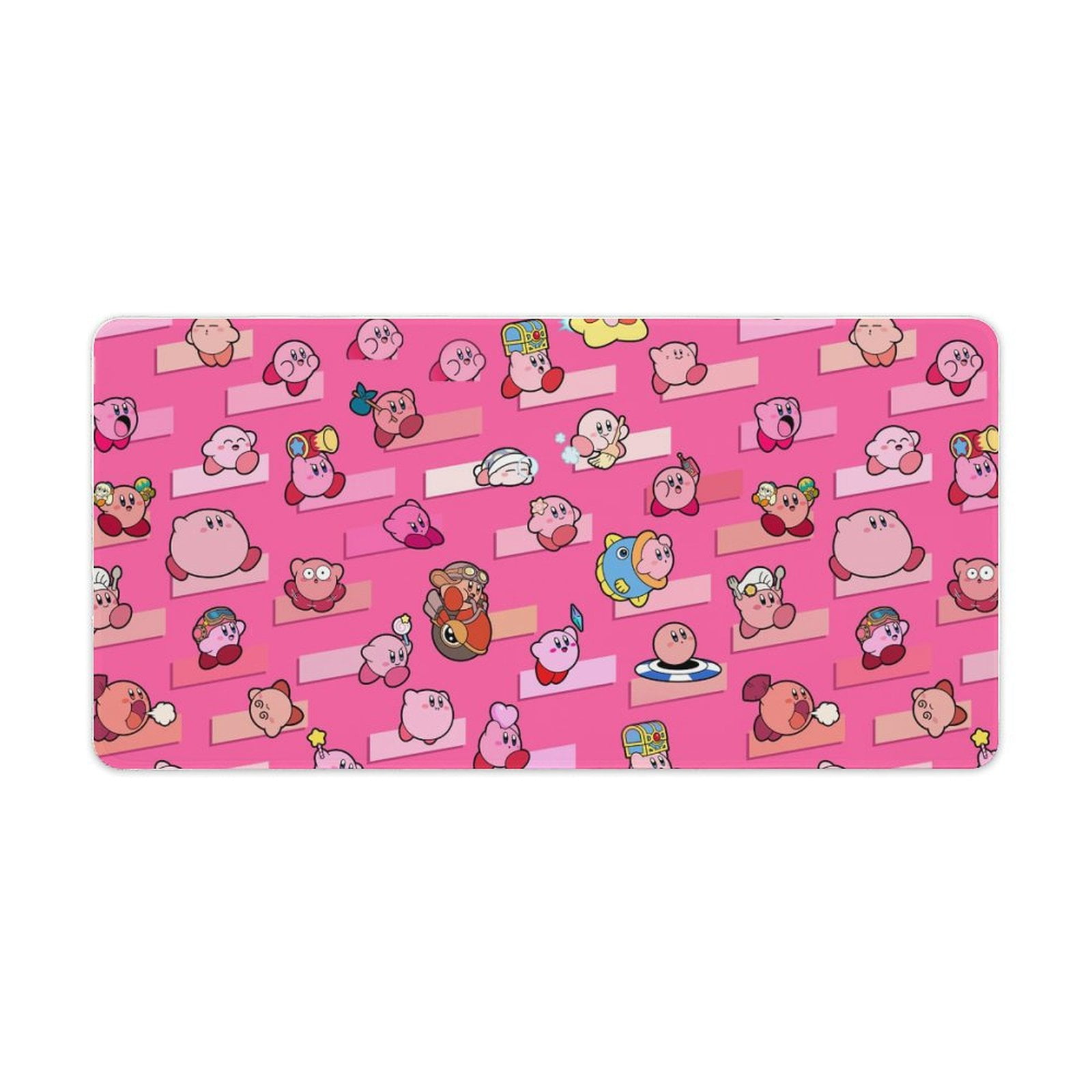 Cartoon Kirby Game Mouse Pad No-sliped Large Mousepad Extended Gaming ...