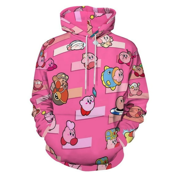 Cartoon Kirby Game Unisex Sweatshirts Hoodies 3D Printing Fashion Hoody ...
