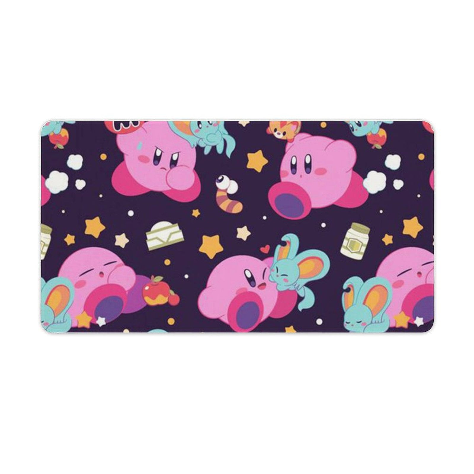Cartoon Kirby Mouse Pad No-sliped Large Mousepad Extended Gaming Desk ...