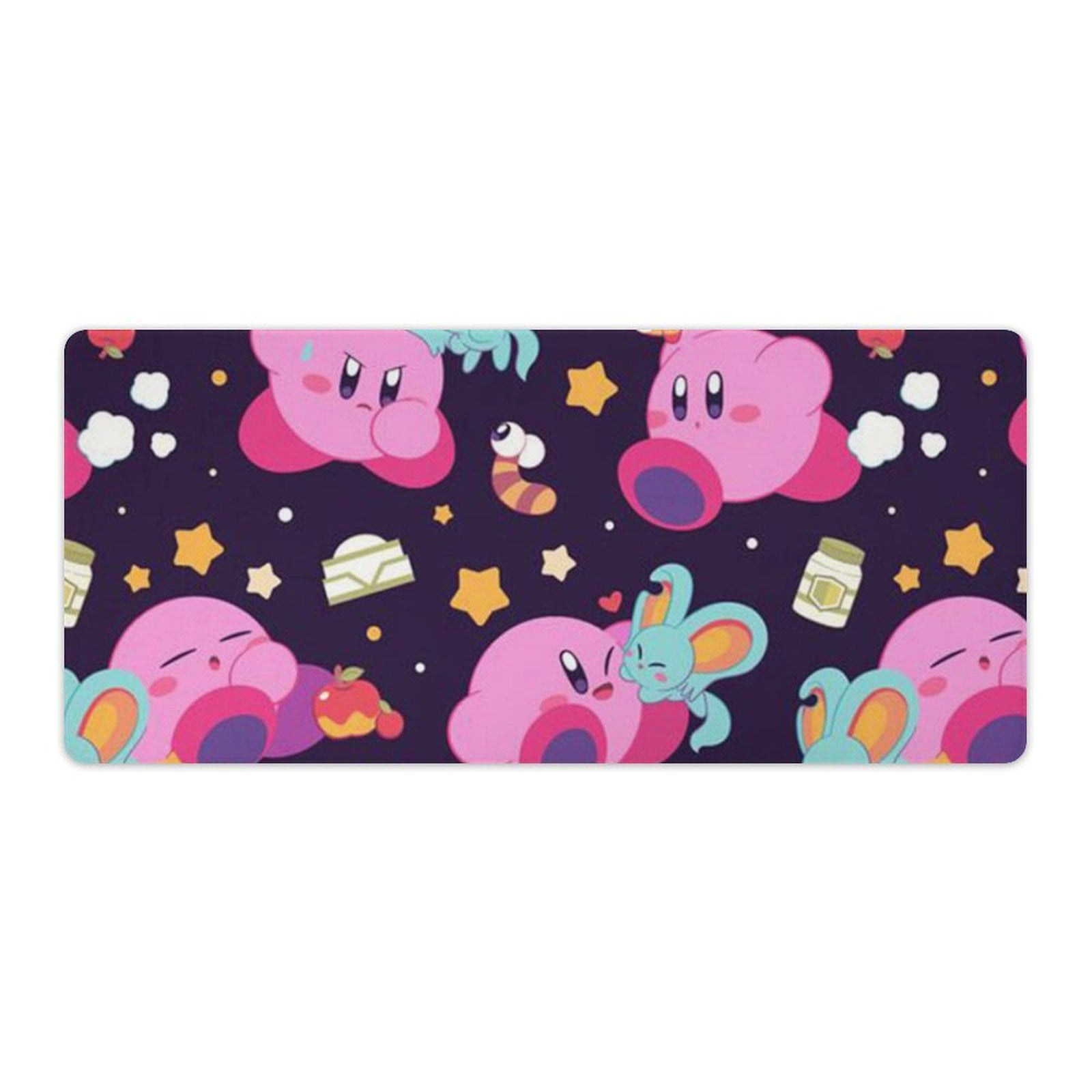 Cartoon Kirby Mouse Pad No-sliped Large Mousepad Extended Gaming Desk ...