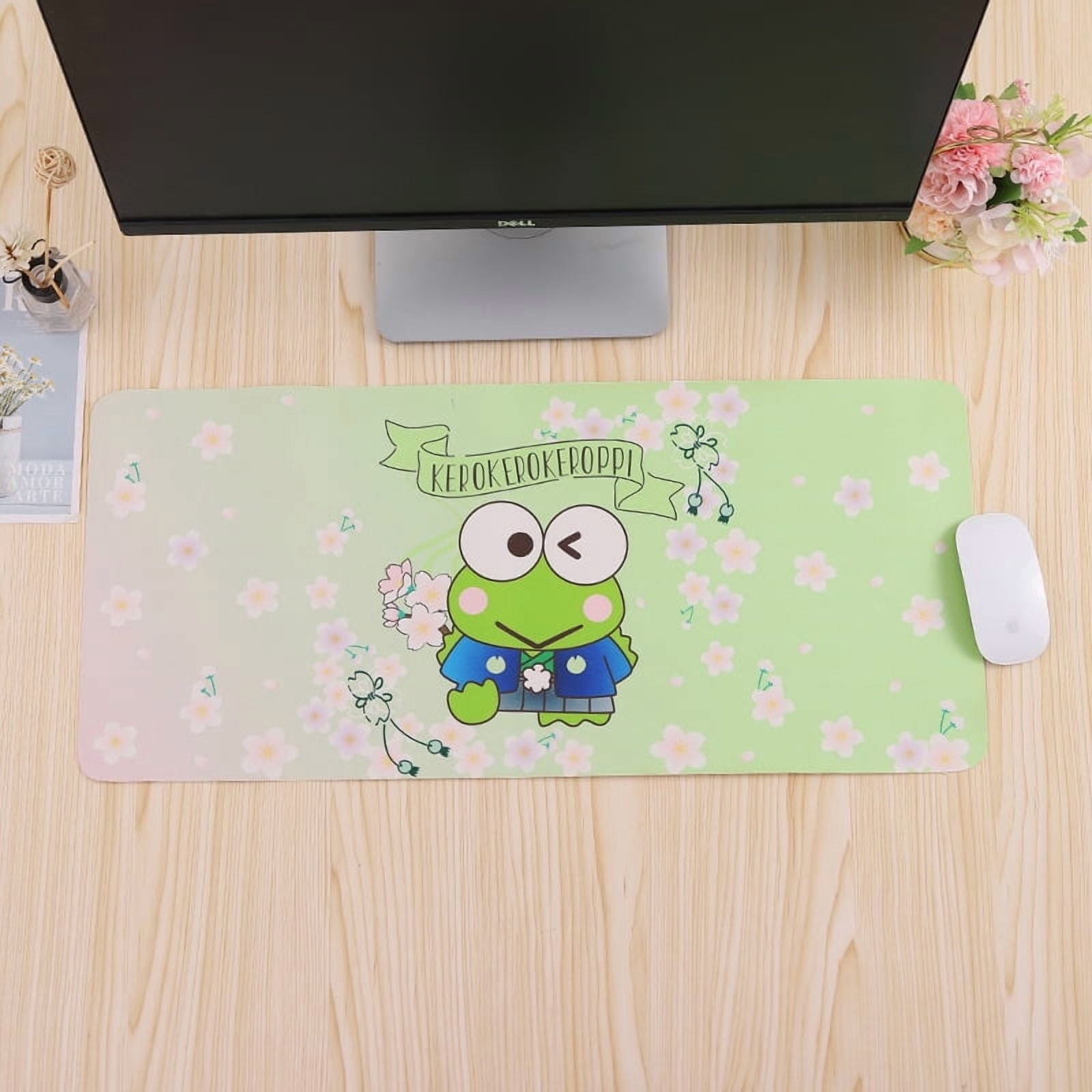 Cartoon Kitty Cat CNMR My Melody PU Long-Style Desk Mat Computer Mouse ...